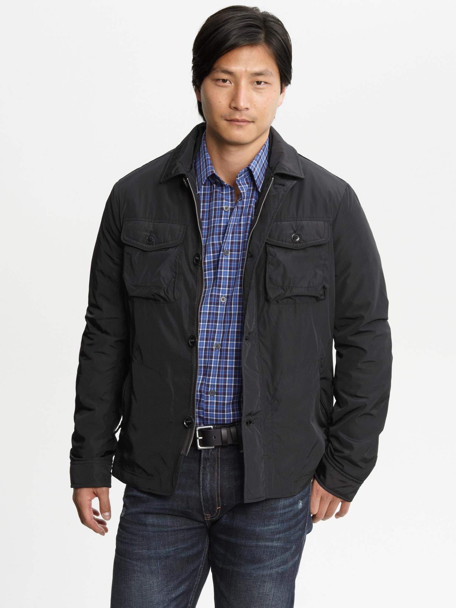 Chest-pocket casual jacket | Banana Republic