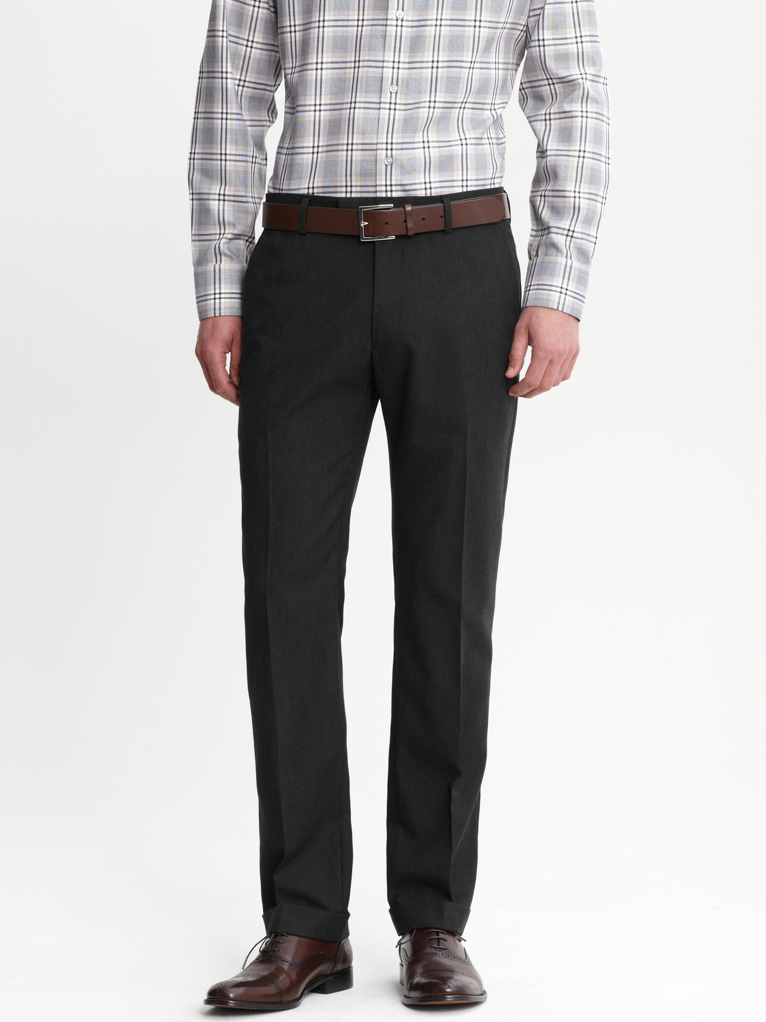 Tailored slim cuffed trouser | Banana Republic