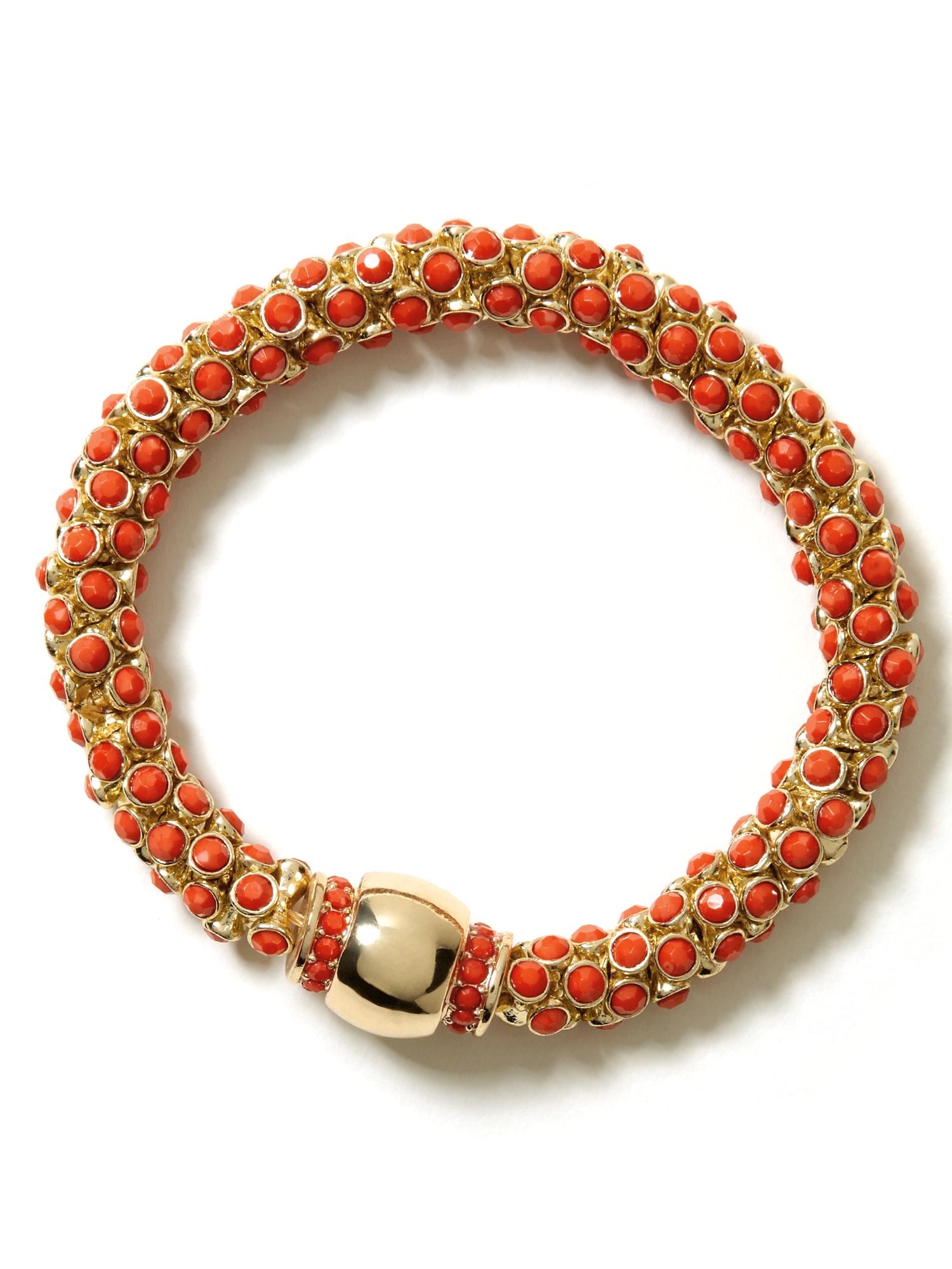 Bold color snap bracelet | Banana Republic