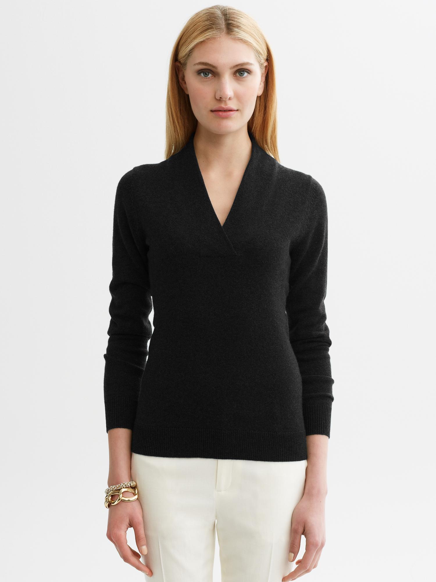 Shawl-neck pullover | Banana Republic