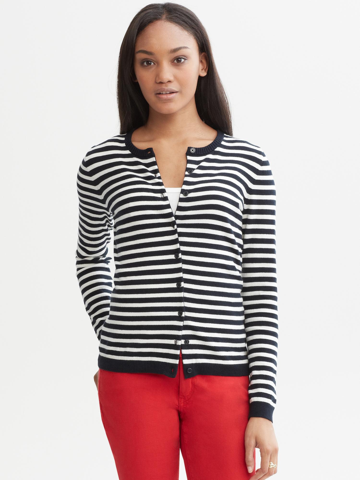 Striped cardigan | Banana Republic