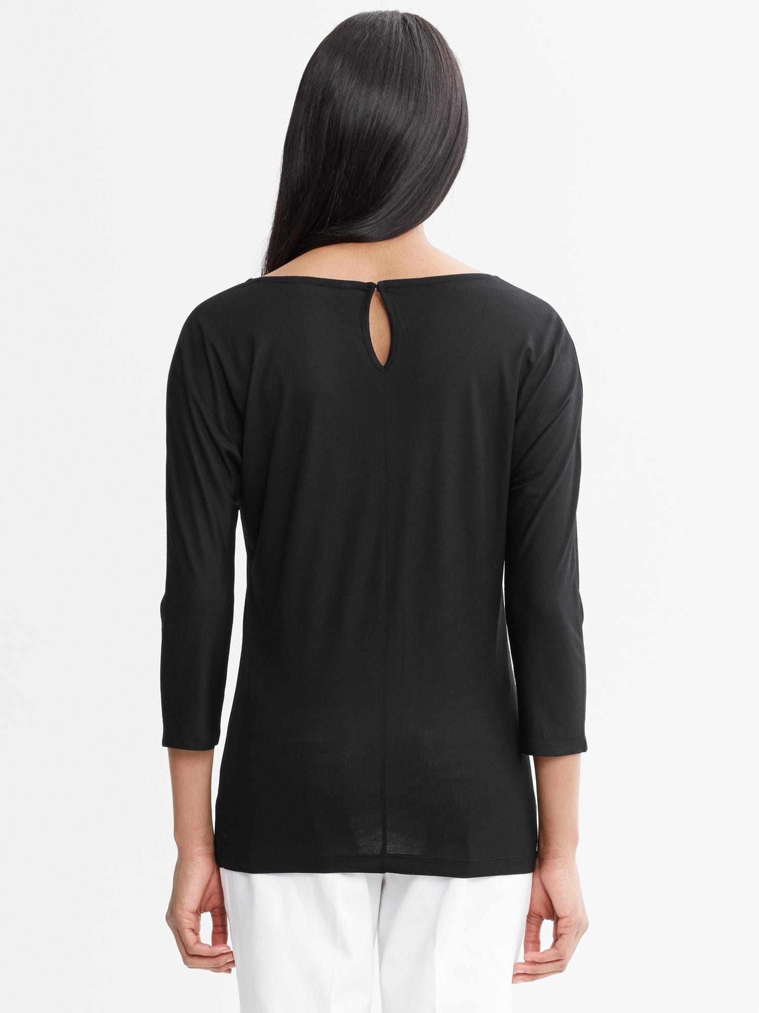 Black dolman sleeve top | Banana Republic