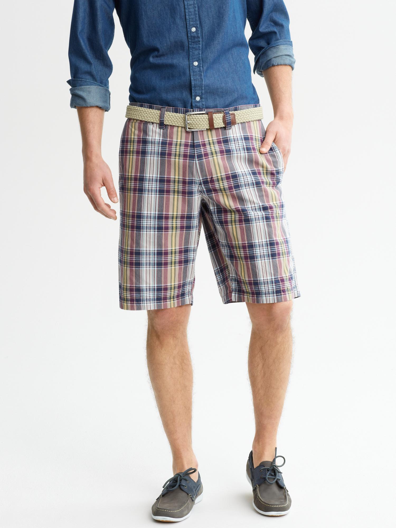Madras Plaid Short | Banana Republic