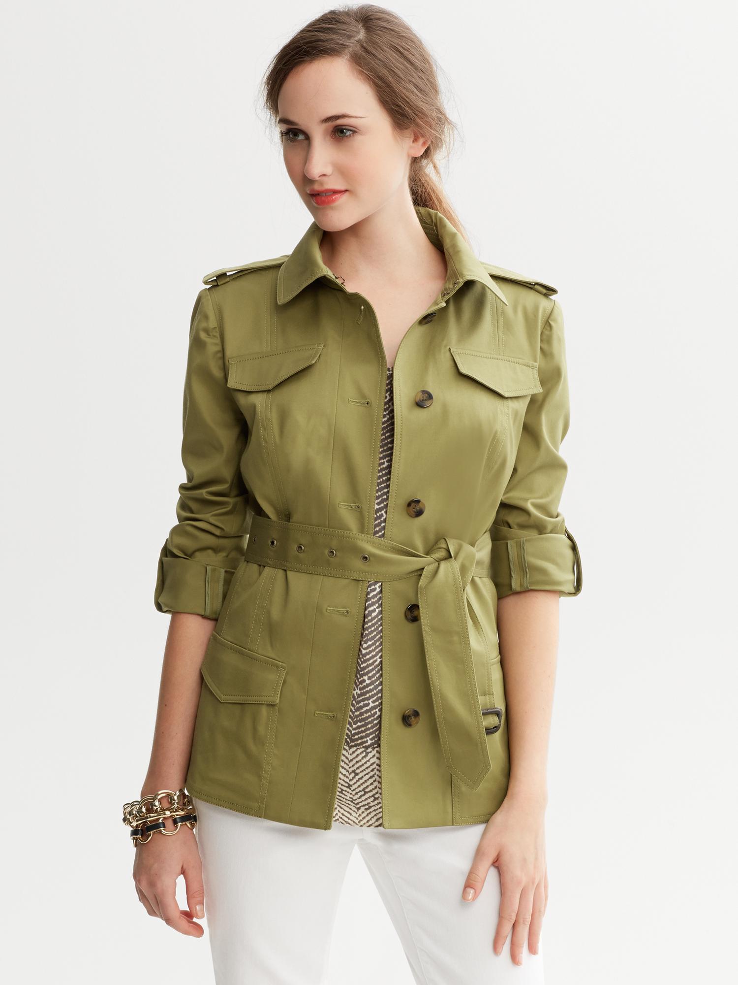 Heritage Belted Safari Jacket | Banana Republic