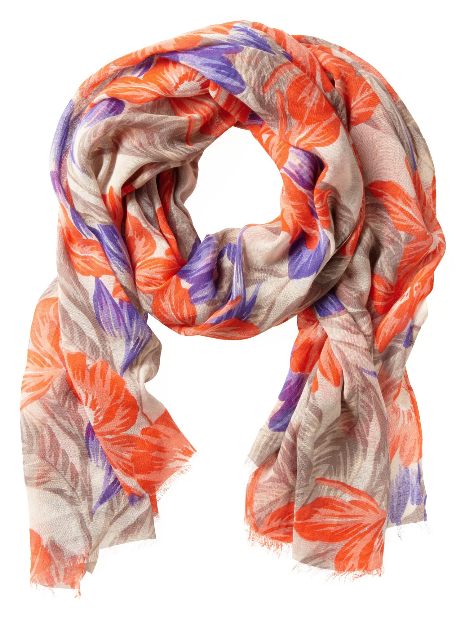 Monica Tropical Scarf | Banana Republic