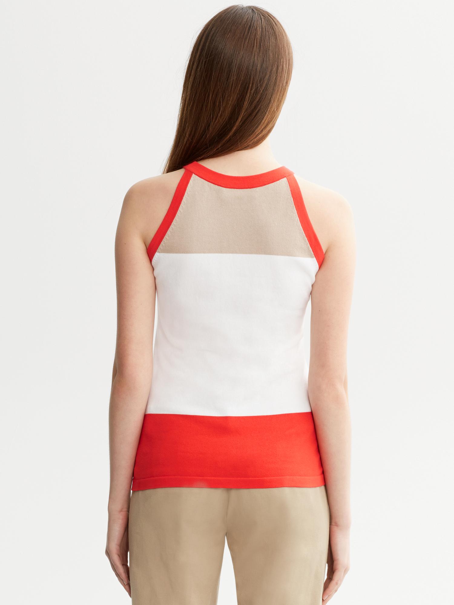 Colorblock Sweater Tank | Banana Republic