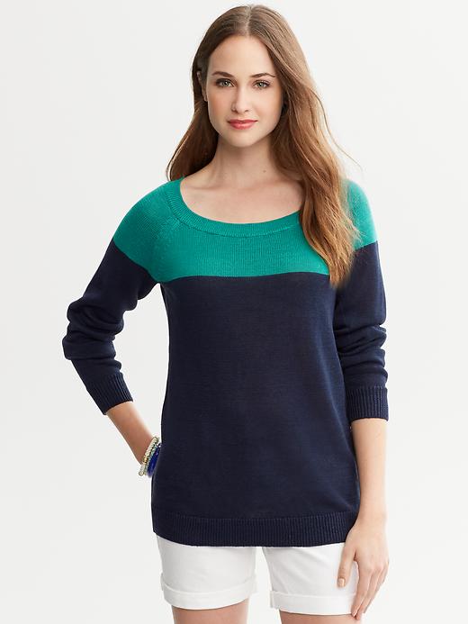 Colorblock Pullover Banana Republic