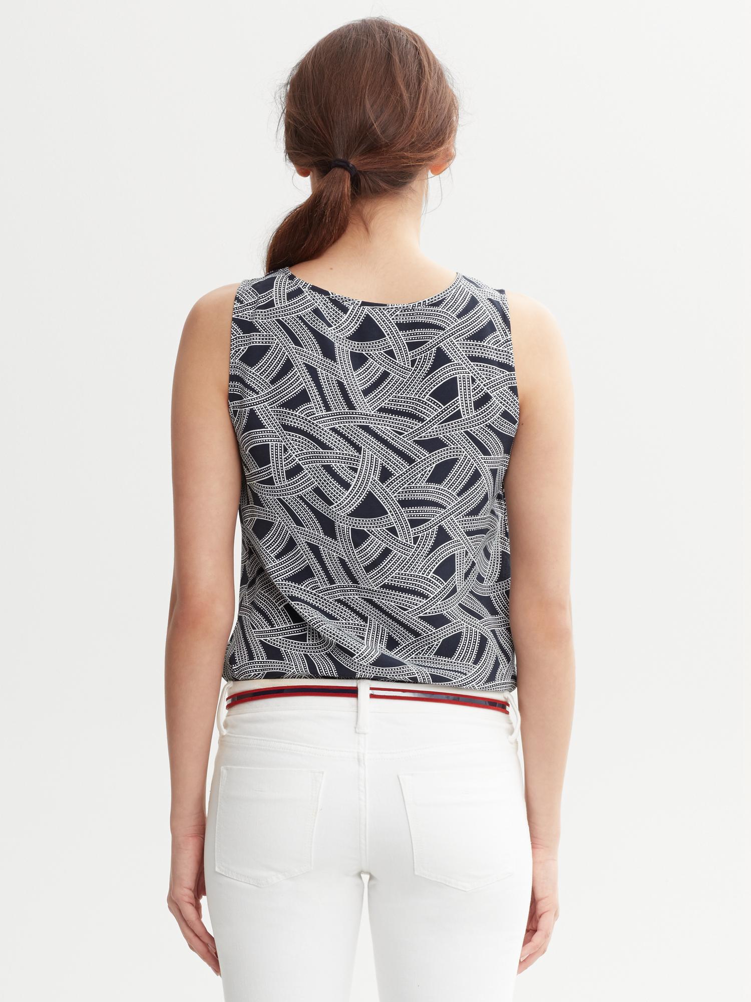 Geo-Print Top | Banana Republic