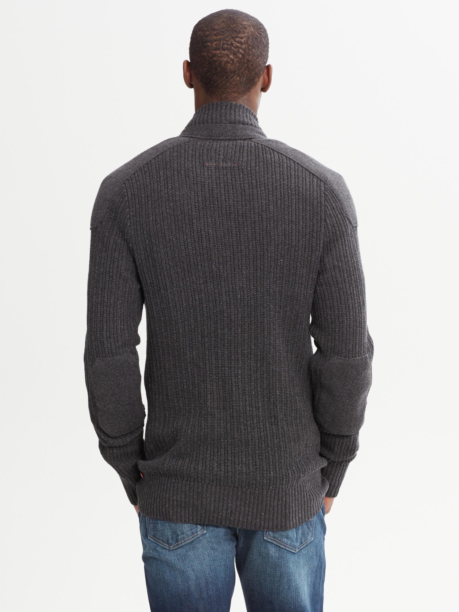 Heritage Moto Sweater Jacket | Banana Republic