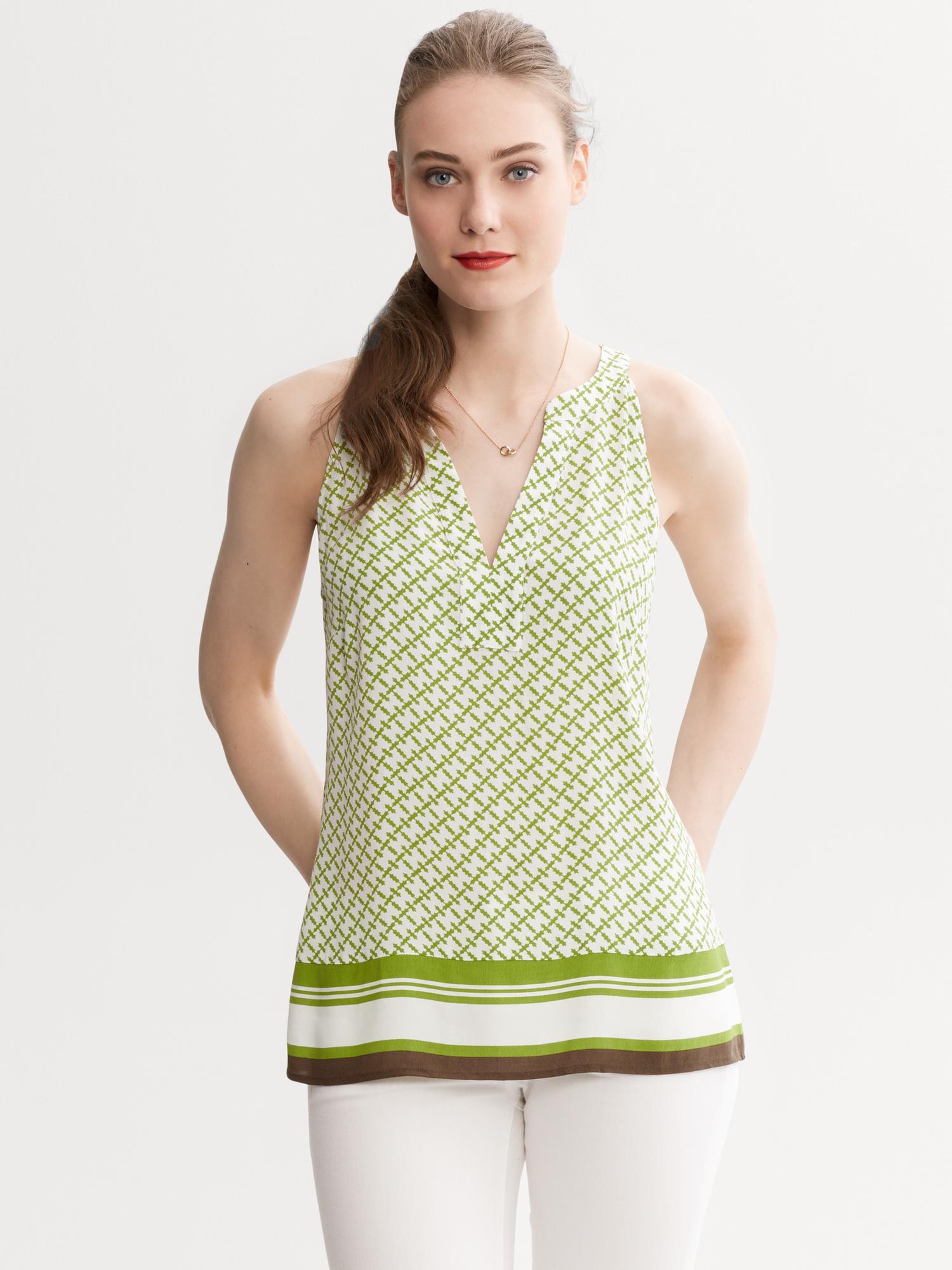 Multi-Print Halter Top | Banana Republic