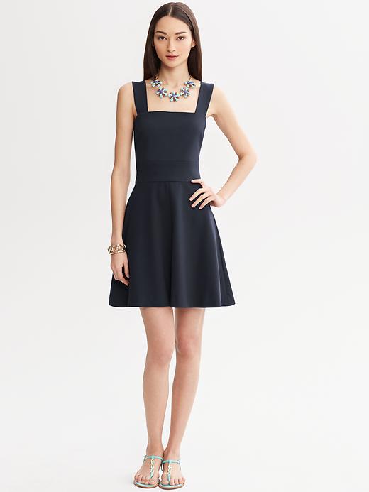 Milly Collection Fit and Flare Dress | Banana Republic