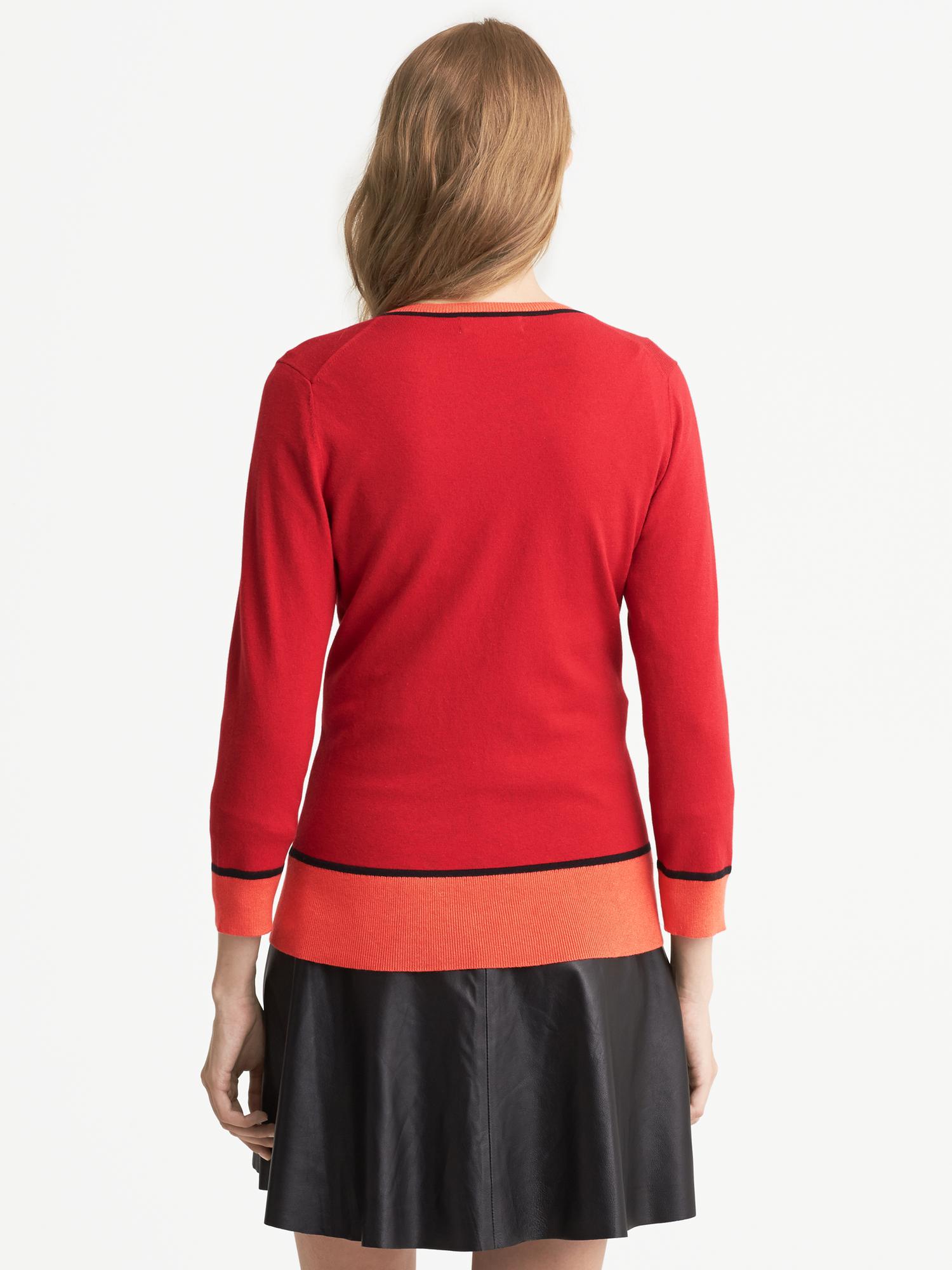 Issa Collection Colorblock Cardigan | Banana Republic