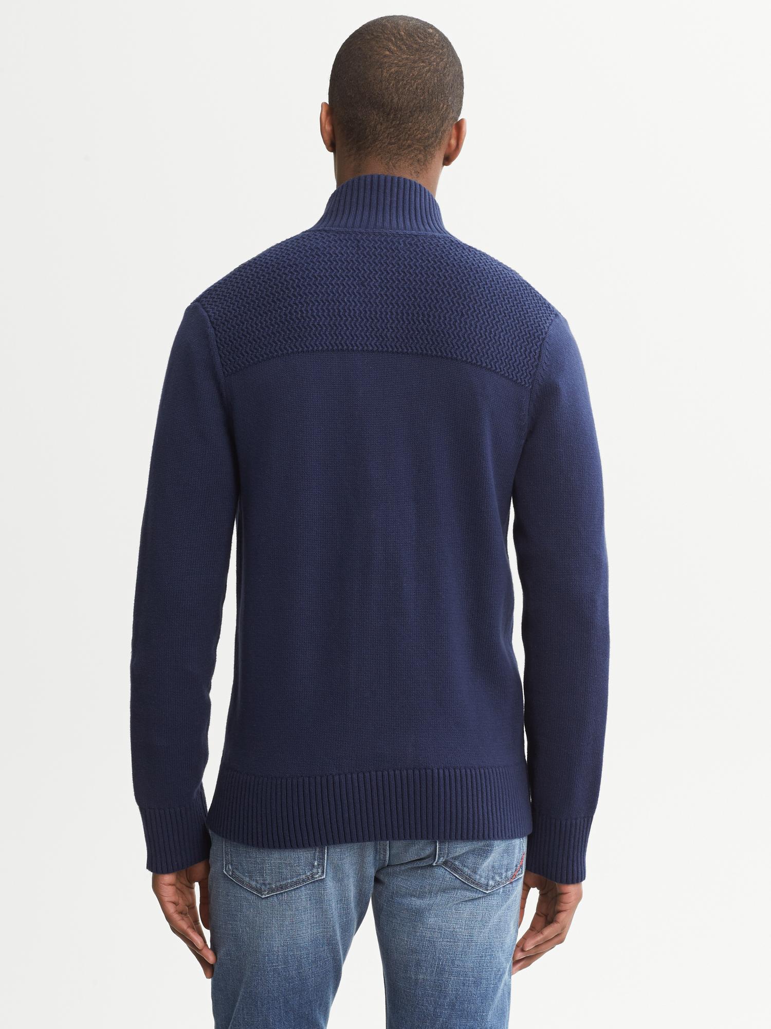 Four-Pocket Sweater Jacket | Banana Republic