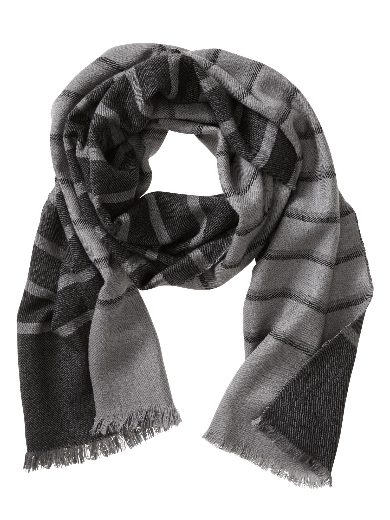 Striped Wool Scarf | Banana Republic