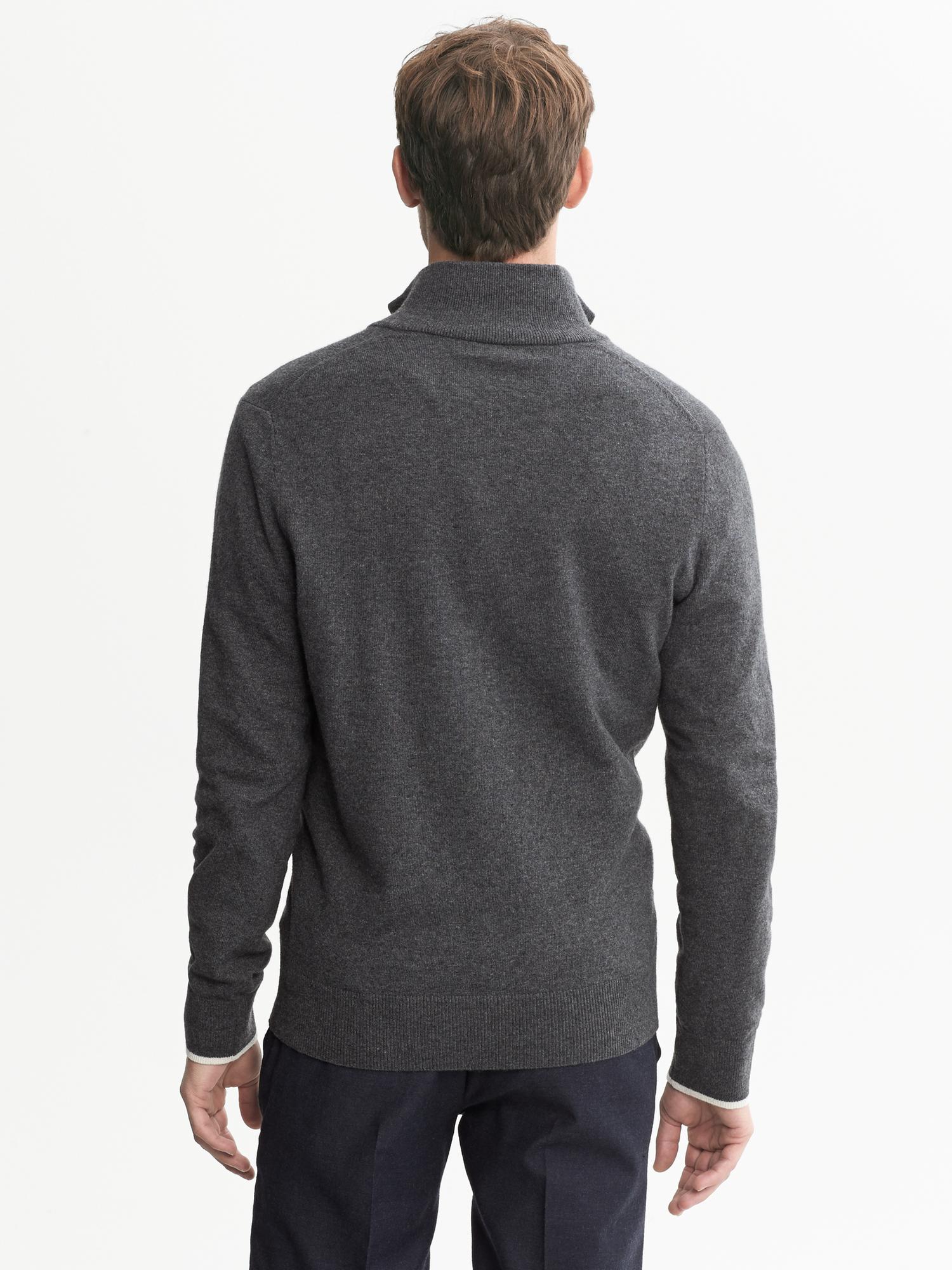 Italian Wool Diagonal-Stripe Sweater Jacket | Banana Republic