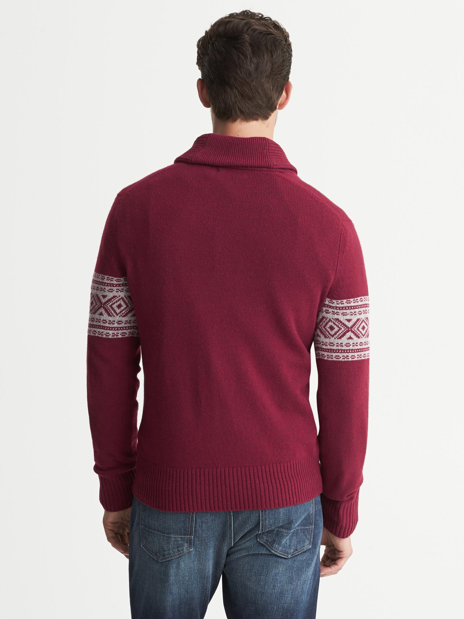 Alpine Shawl-Collar Pullover | Banana Republic
