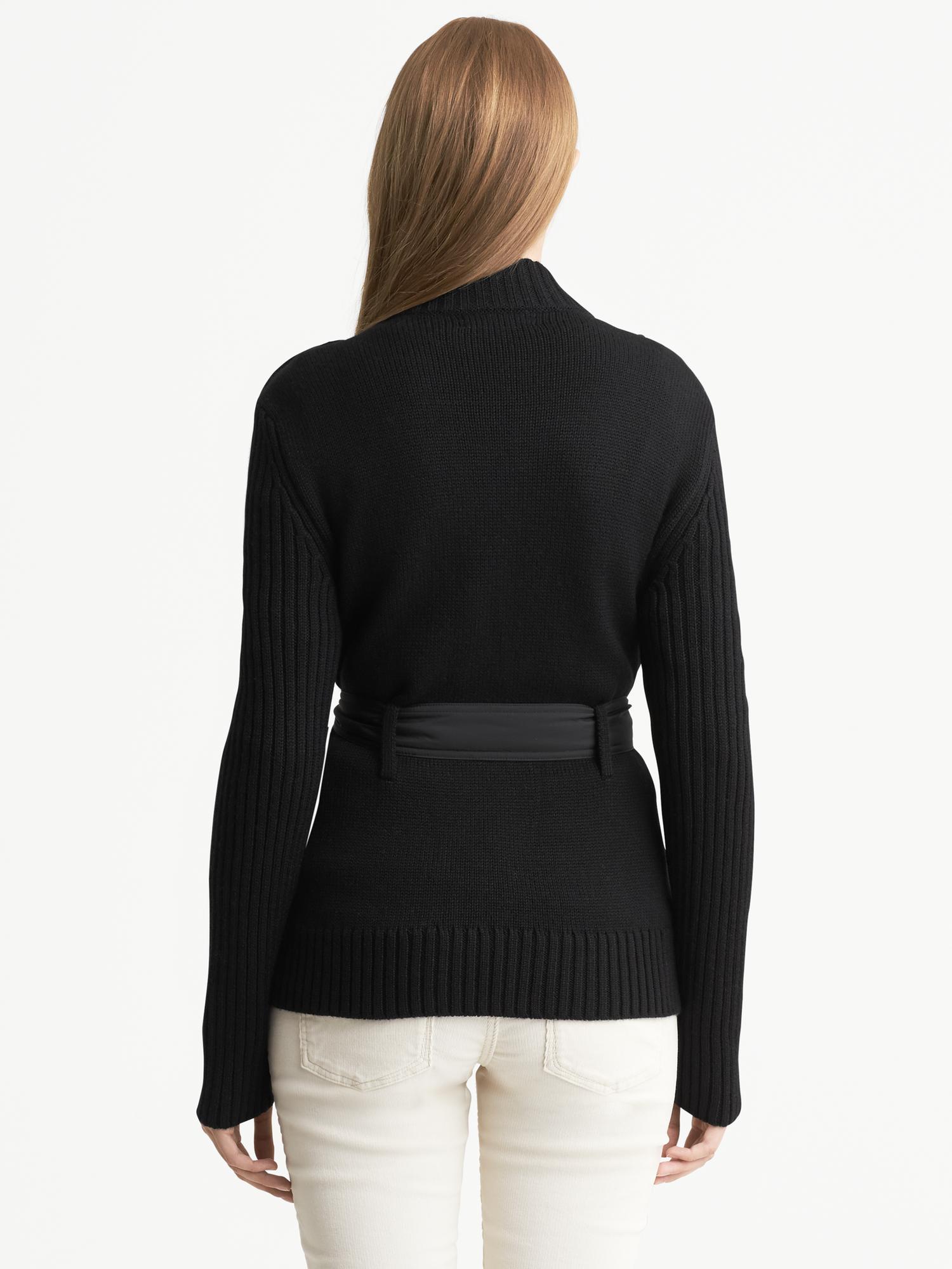 Quilted Sweater Jacket | Banana Republic