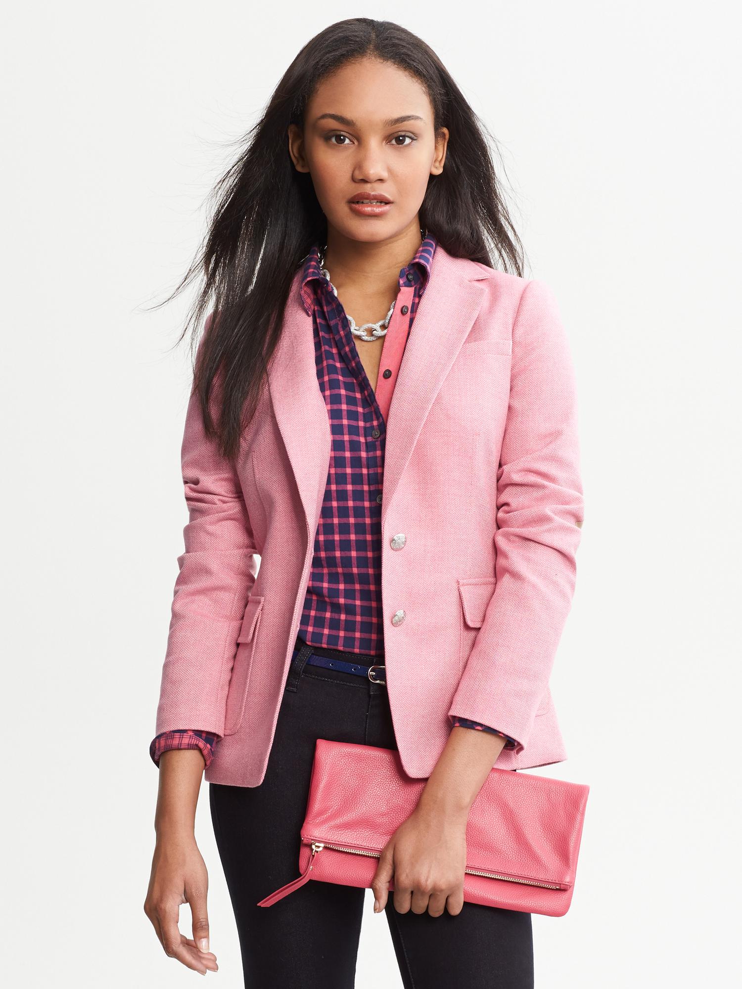 Pink Hacking Jacket | Banana Republic