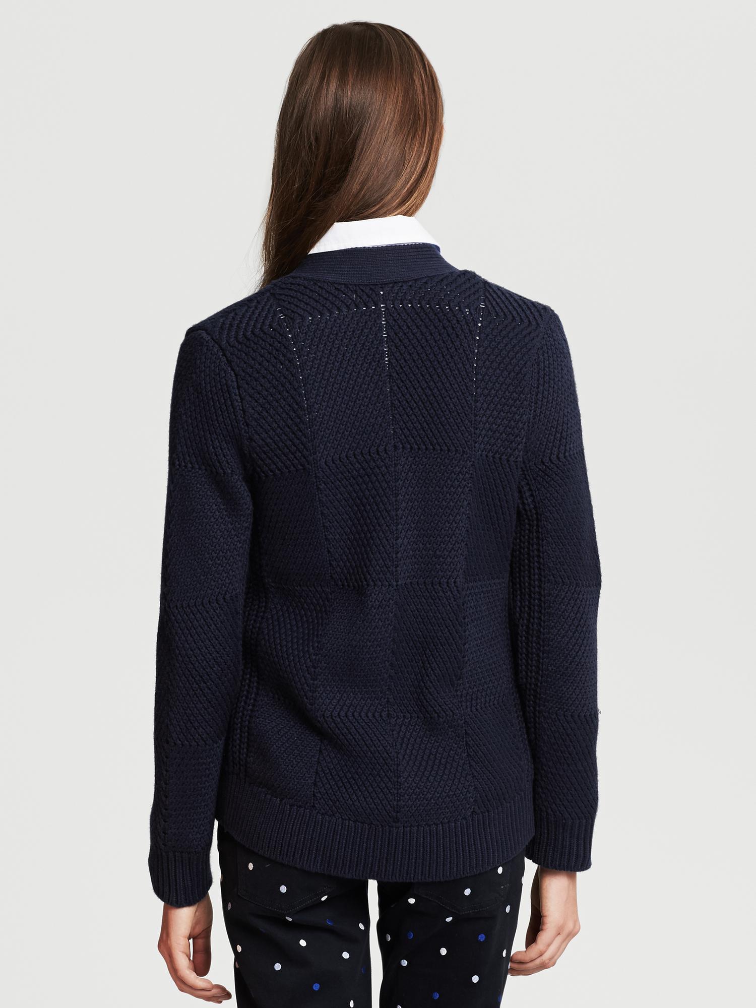 Rack Stitch Open Cardigan | Banana Republic