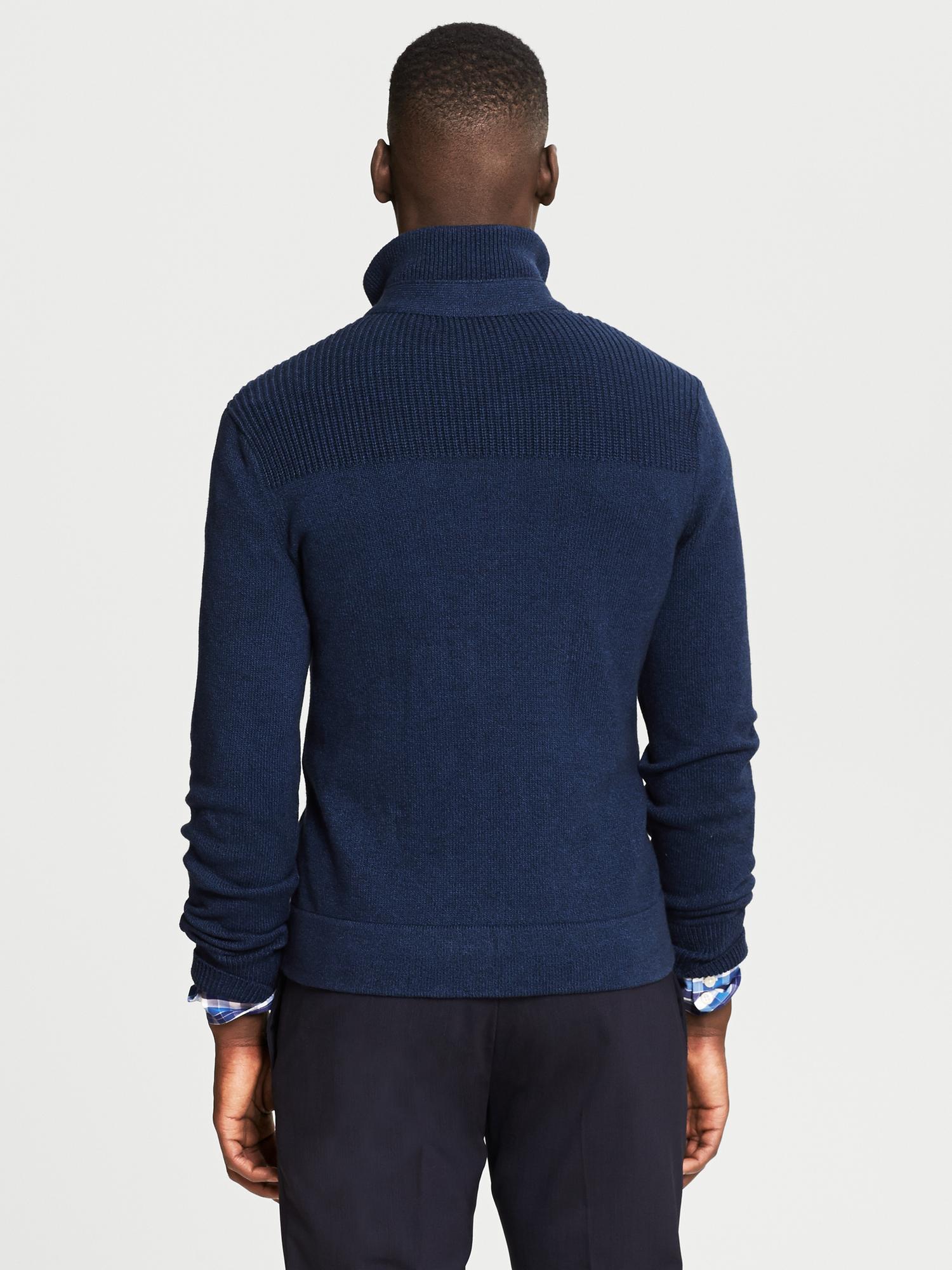 Moto Sweater Jacket | Banana Republic