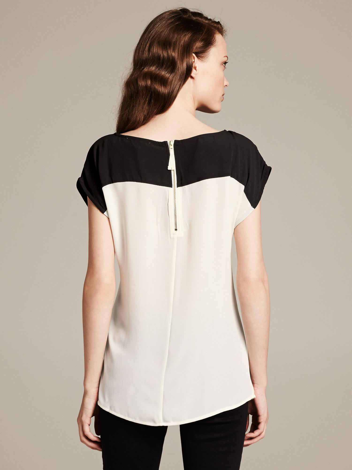Colorblock Top | Banana Republic