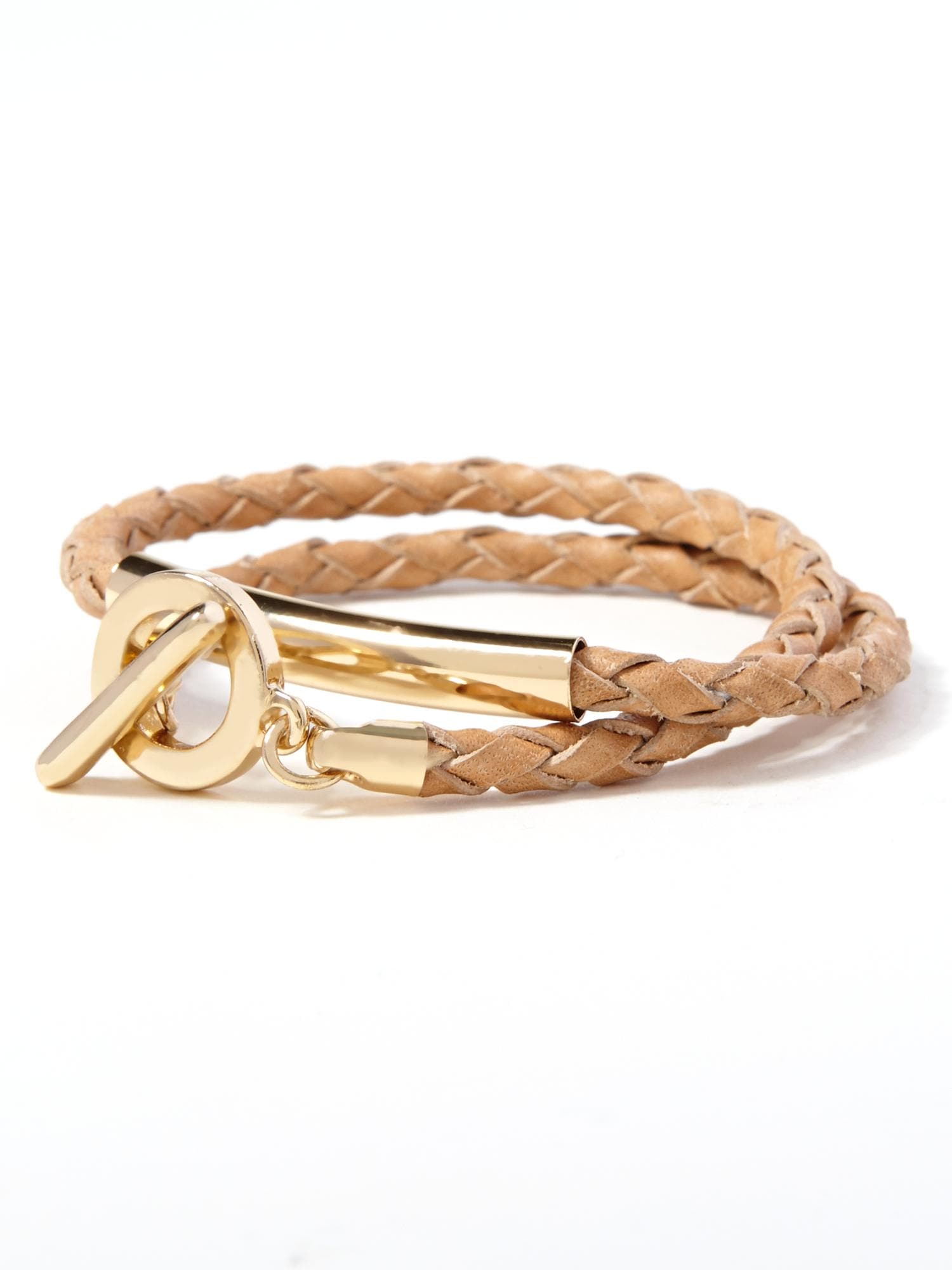 Leather Braid Wrap Bracelet | Banana Republic