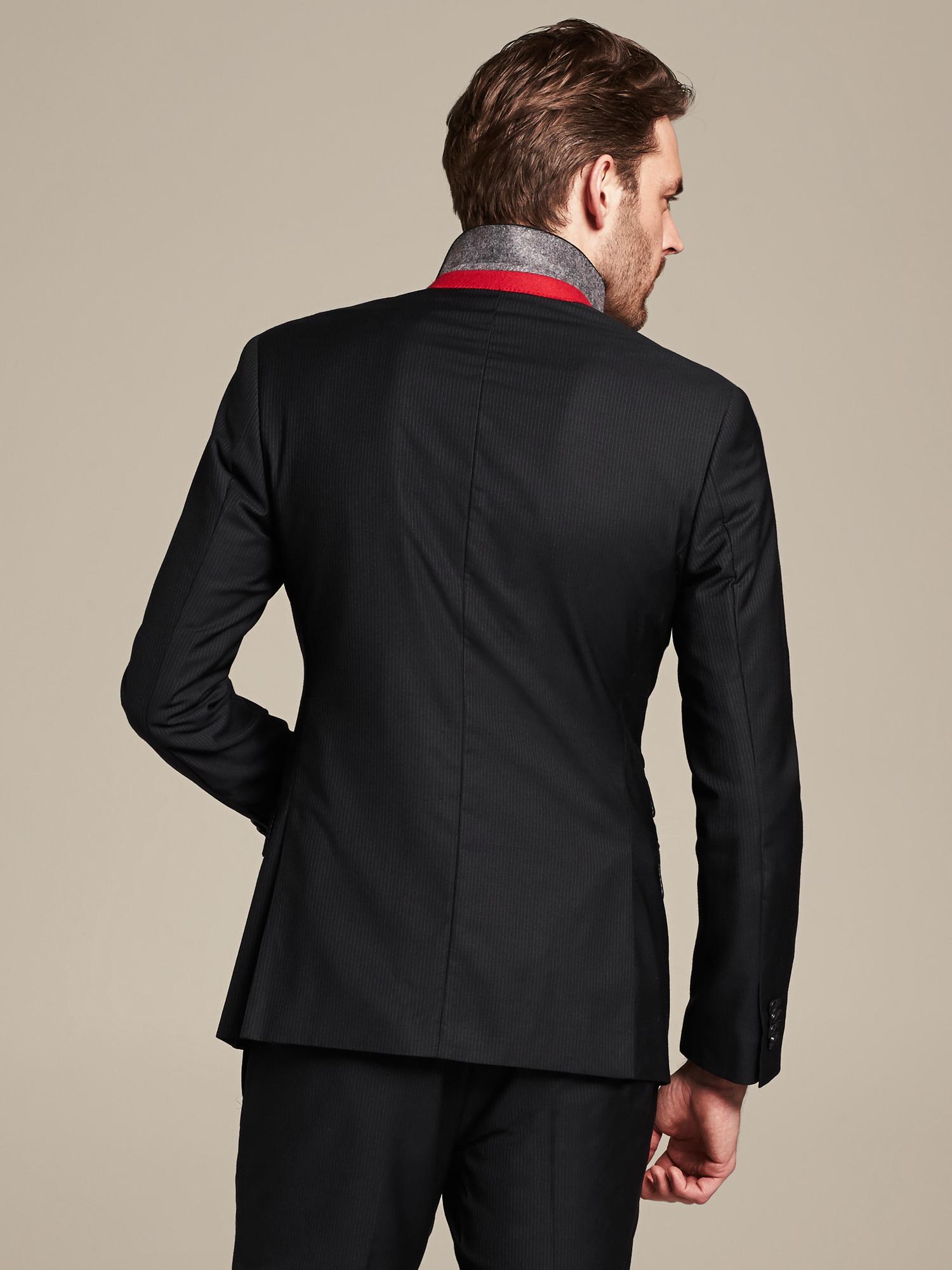 Modern Slim-Fit Pinstripe Suit Jacket | Banana Republic