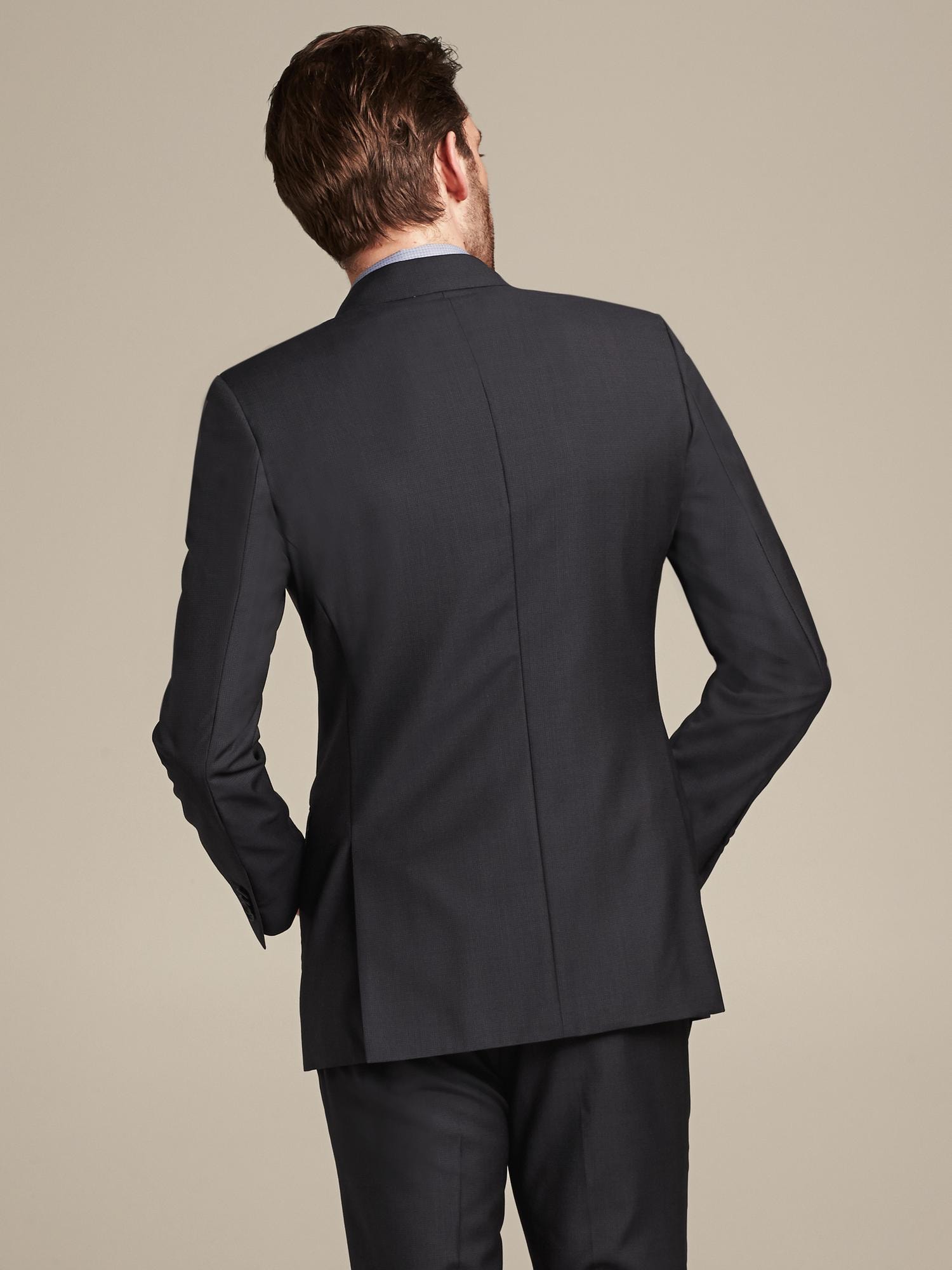 BR Monogram Jacquard Suit Jacket | Banana Republic