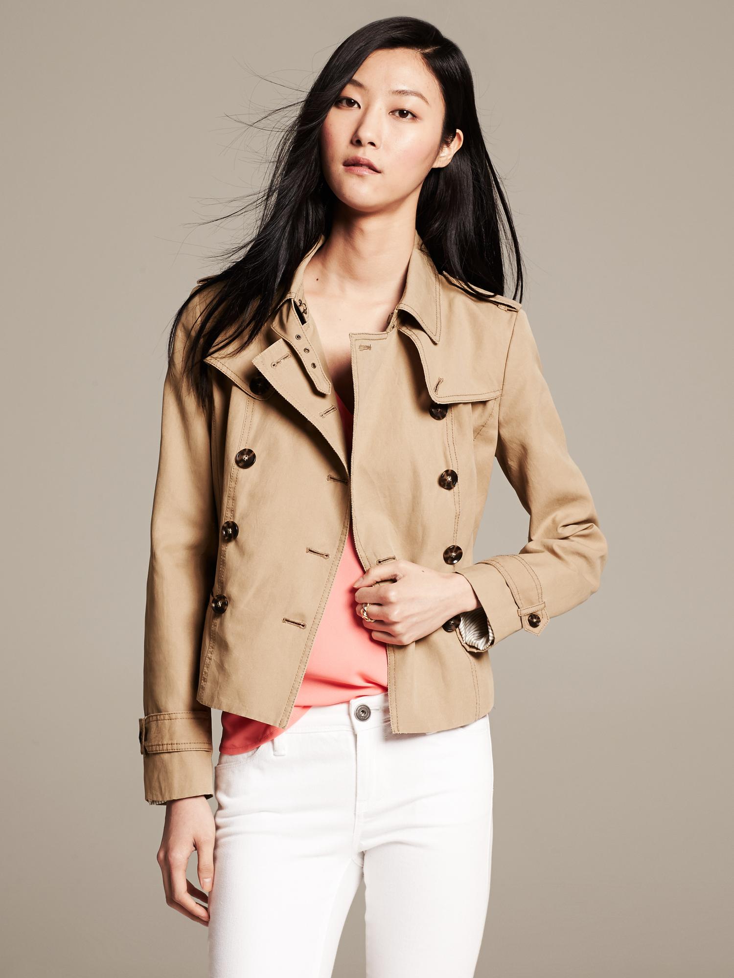 Heritage Cropped Trench | Banana Republic