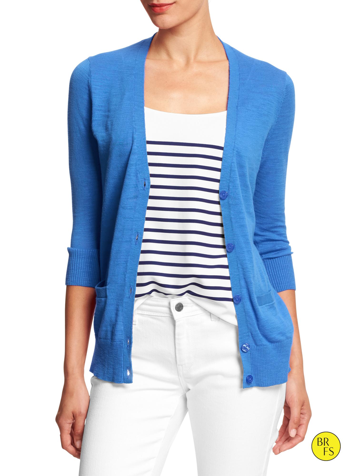 Factory Slub-Knit Cardigan | Banana Republic
