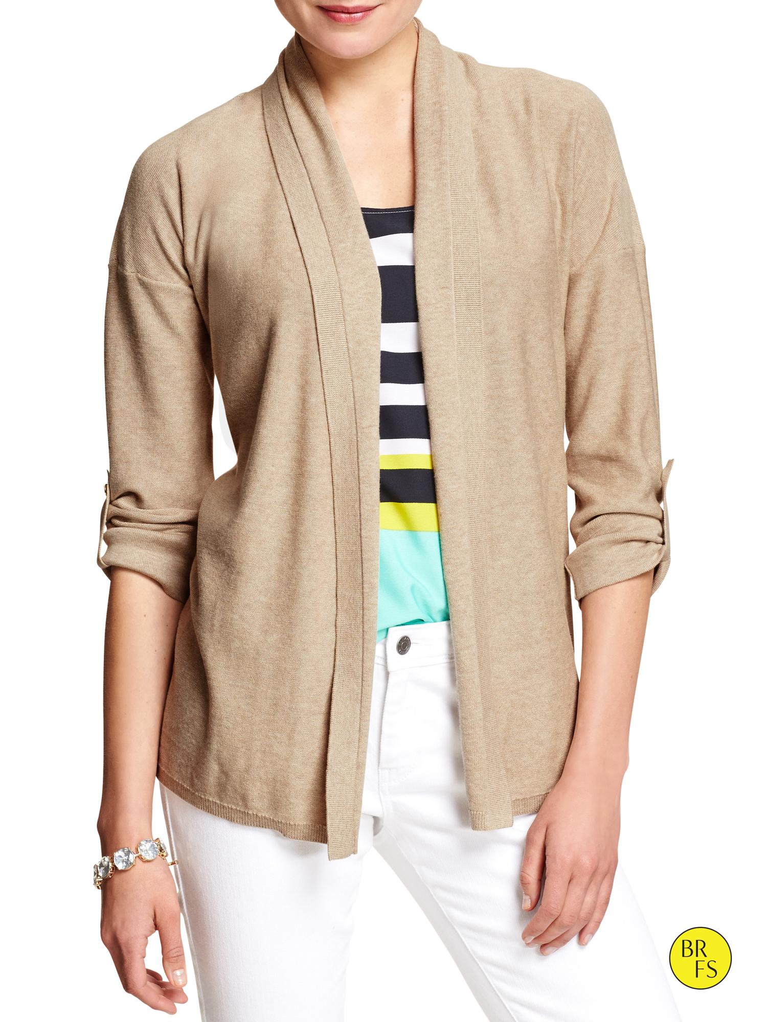 Factory Open-Front Cardigan | Banana Republic