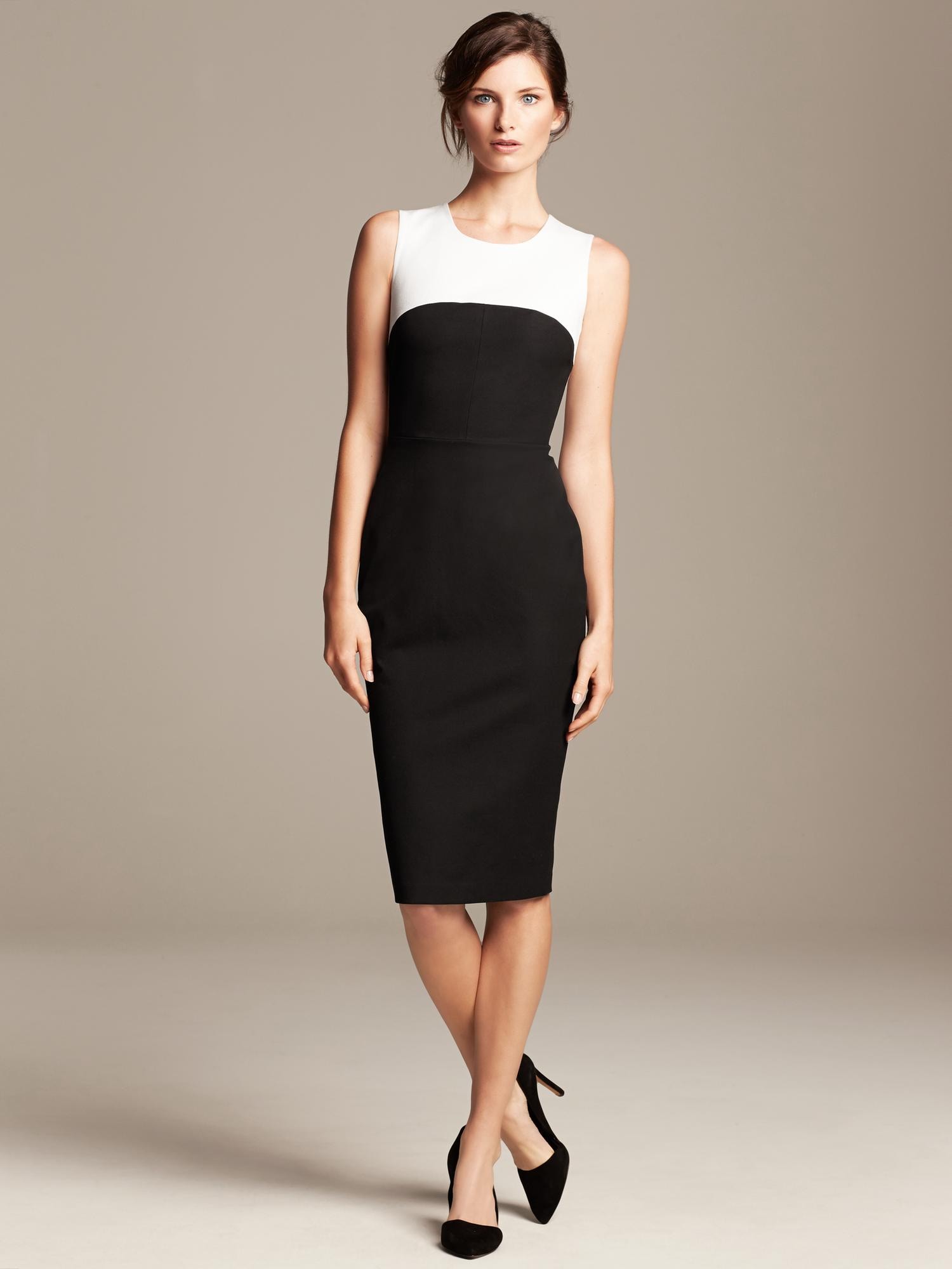Roland Mouret Collection Colorblock Sheath Dress | Banana Republic