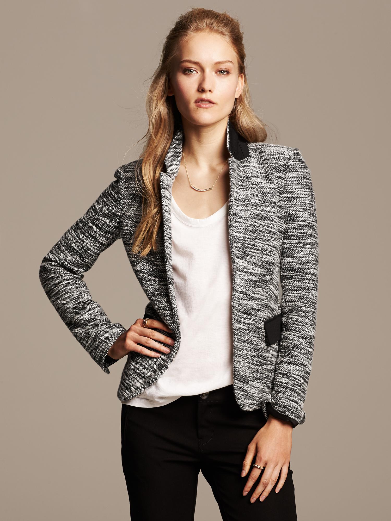 Colorblock Soft Blazer | Banana Republic