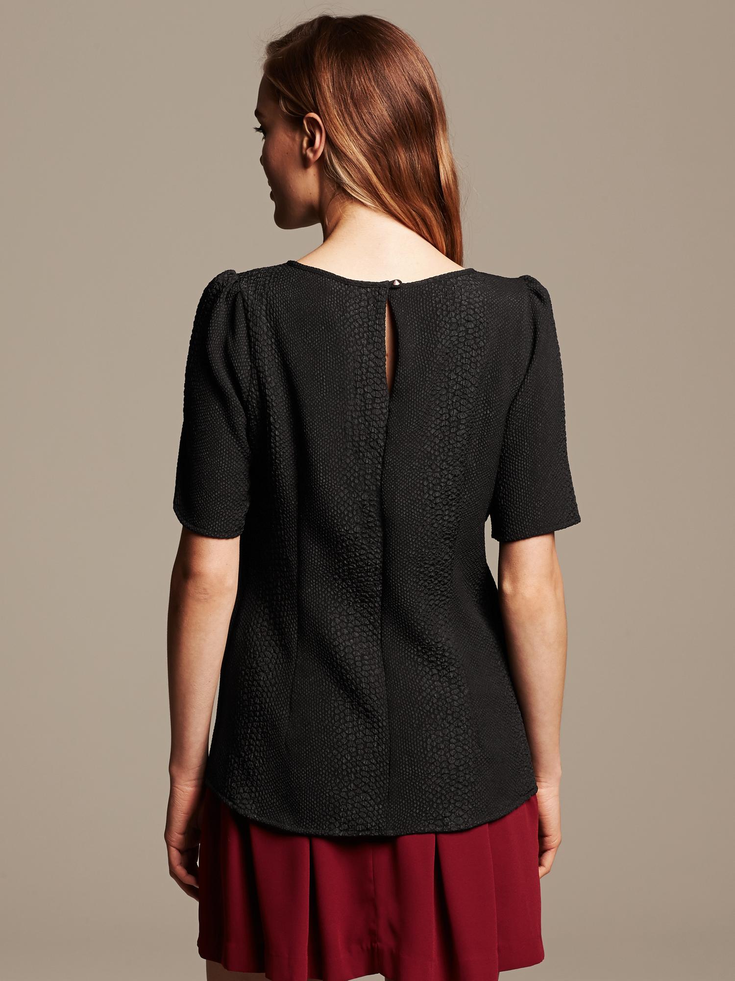 Embossed Top | Banana Republic