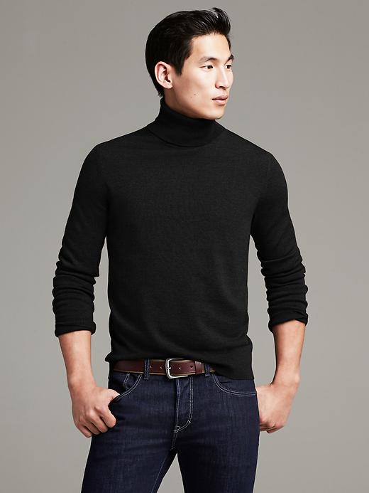 Extra-Fine Merino Wool Turtleneck | Banana Republic