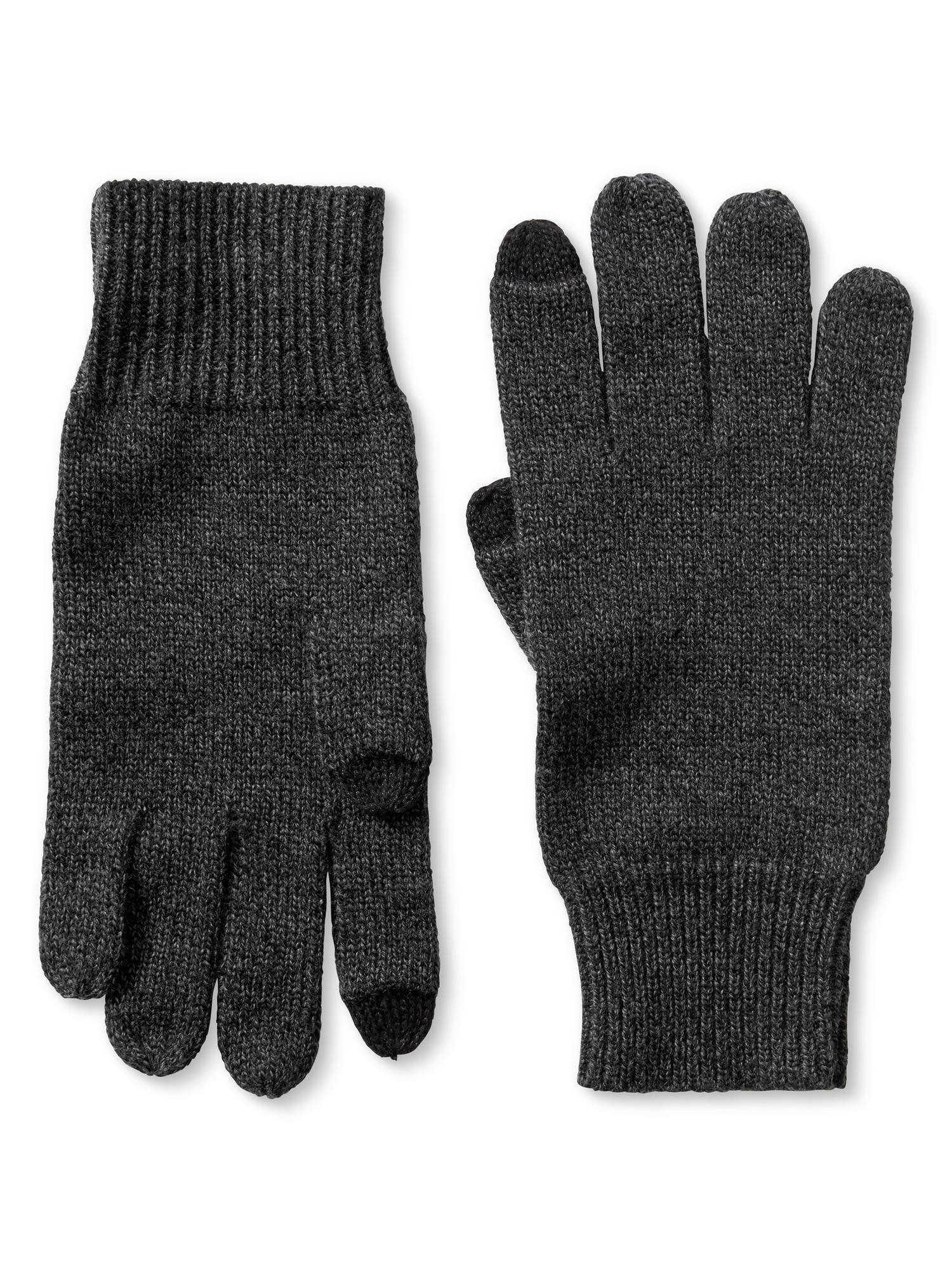 Extra-Fine Merino Wool Tech Glove | Banana Republic