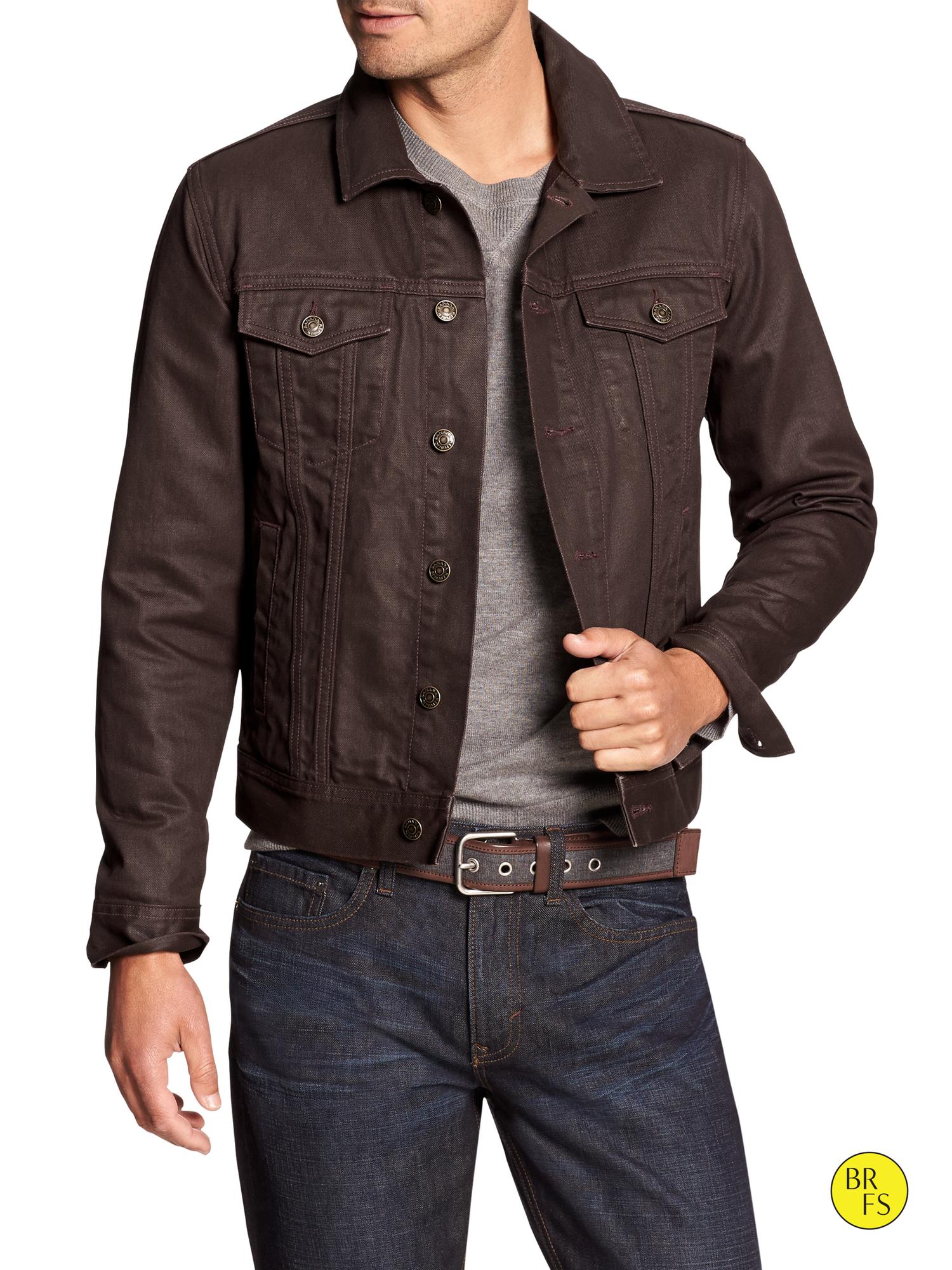 Factory Coated Jean Jacket | Banana Republic