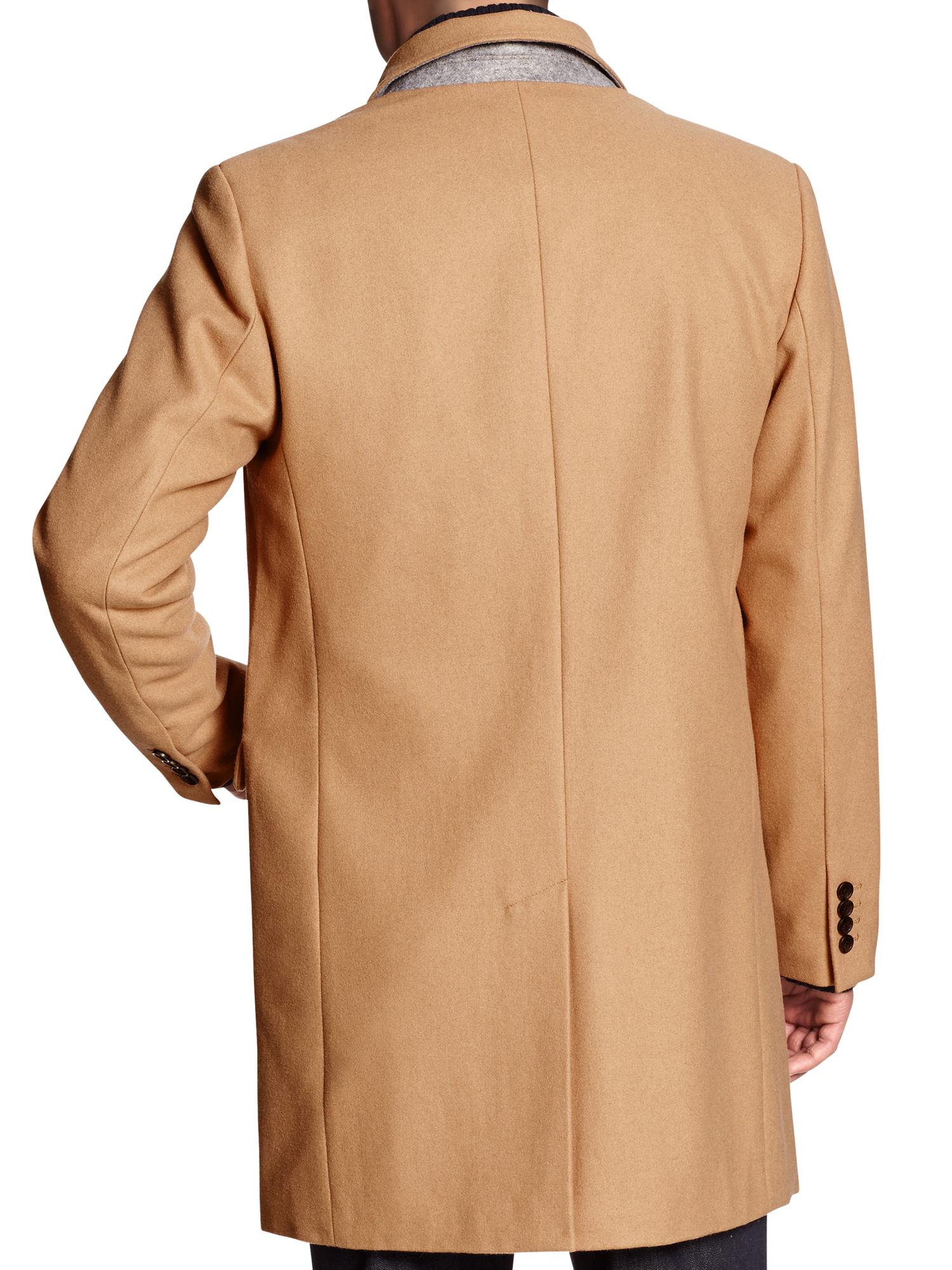 Factory Wool-Blend Top Coat | Banana Republic