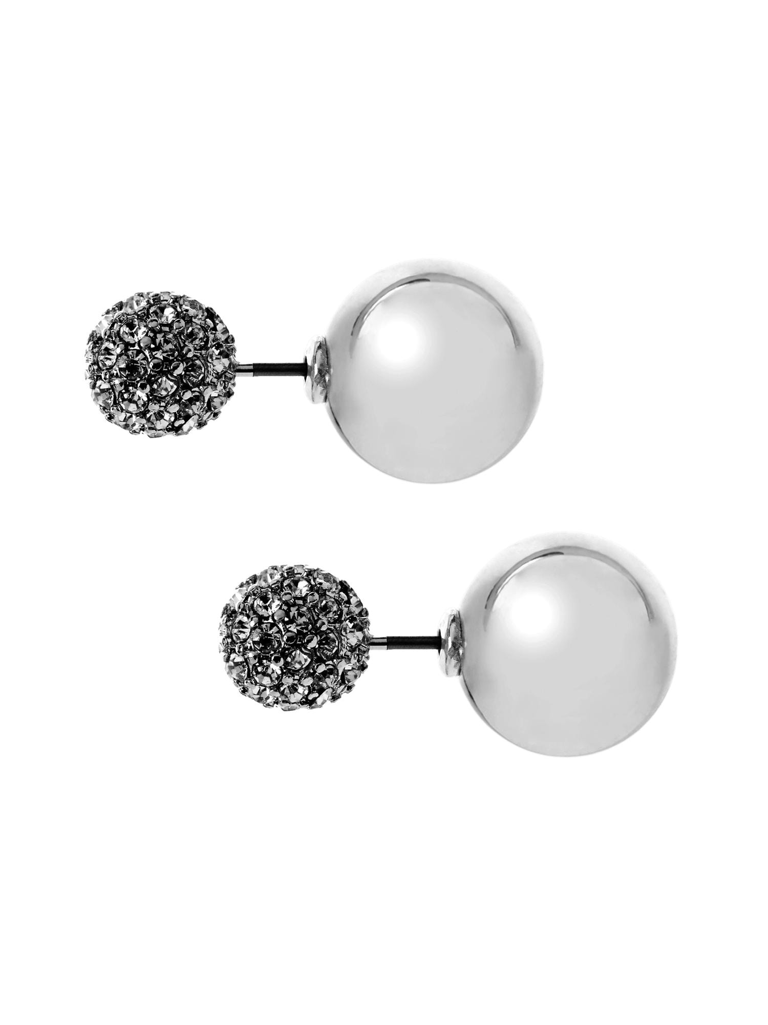 Ice Crystal 360 Double-Side Stud Earring | Banana Republic