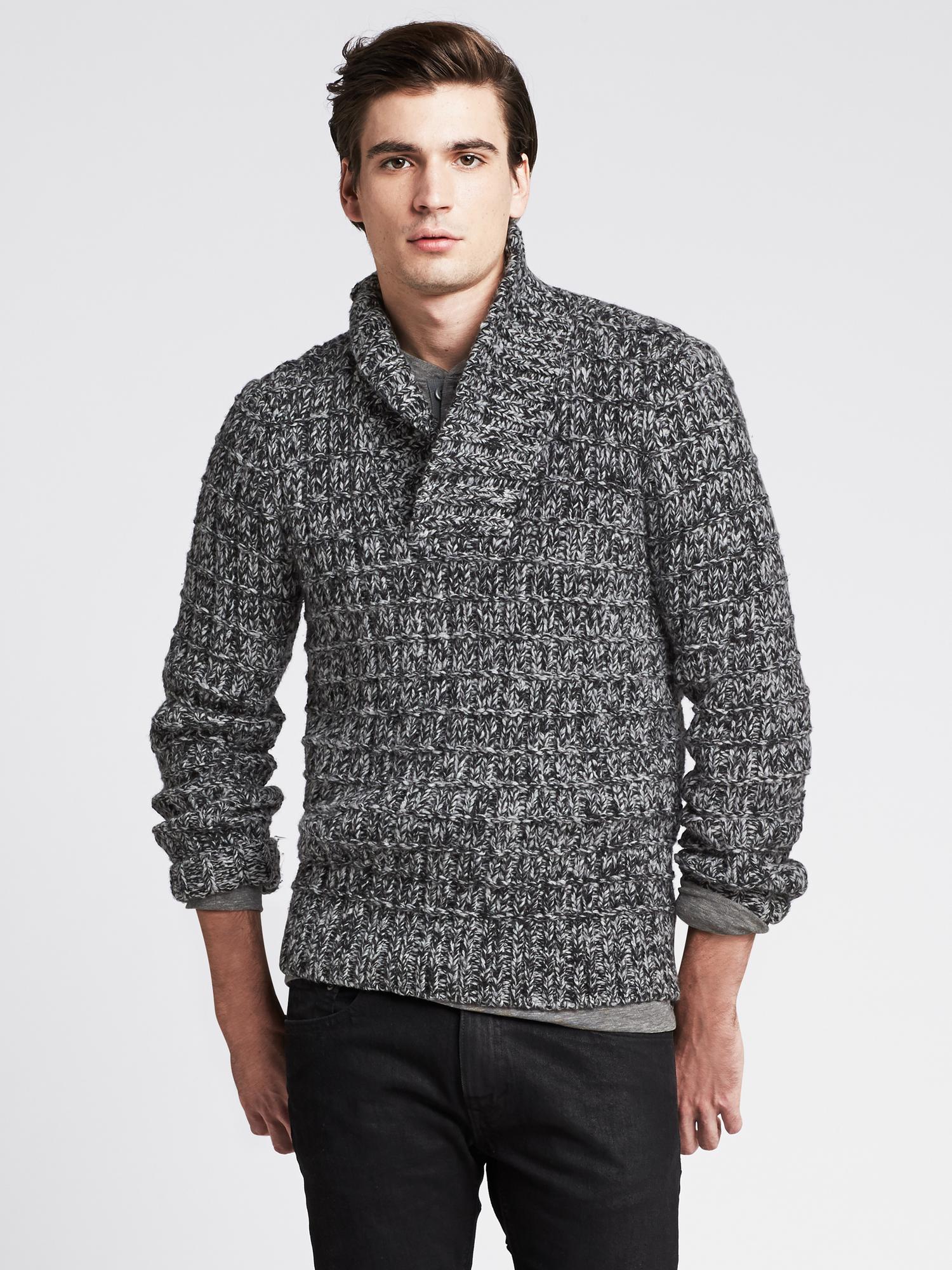 Heritage Chunky Vee Pullover | Banana Republic