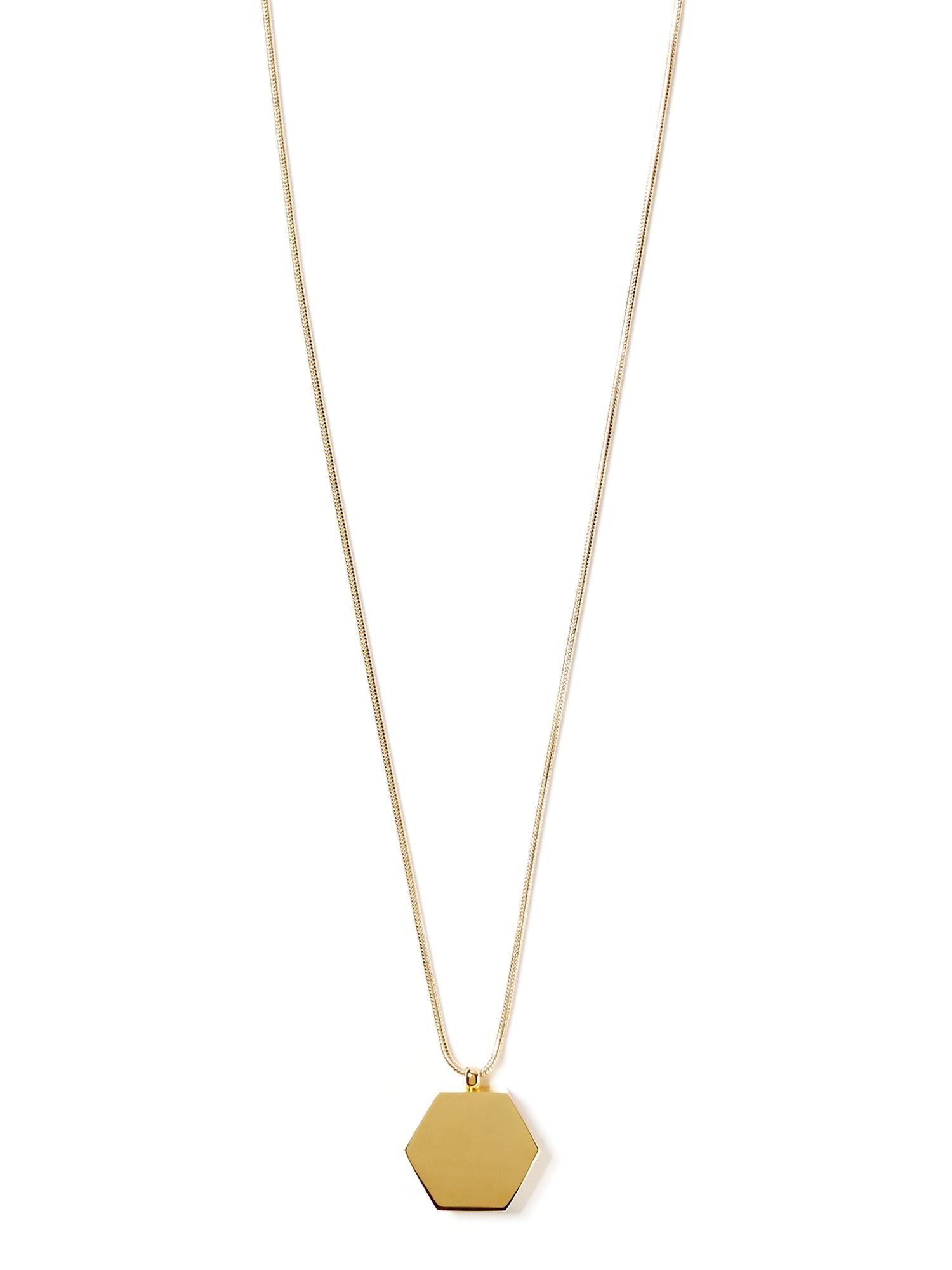 Hexagon Pendant Necklace | Banana Republic