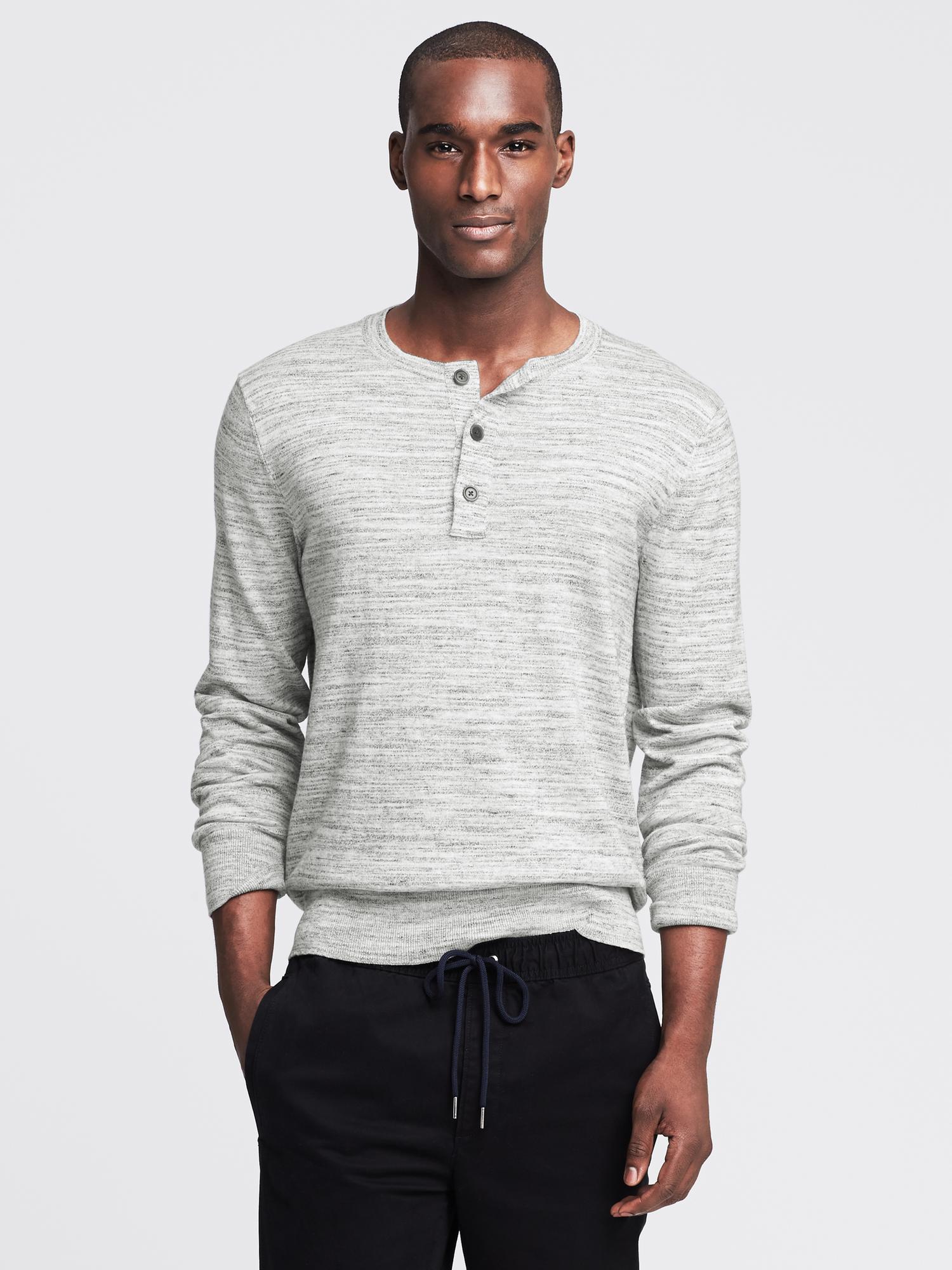 Henley Sweater Pullover | Banana Republic