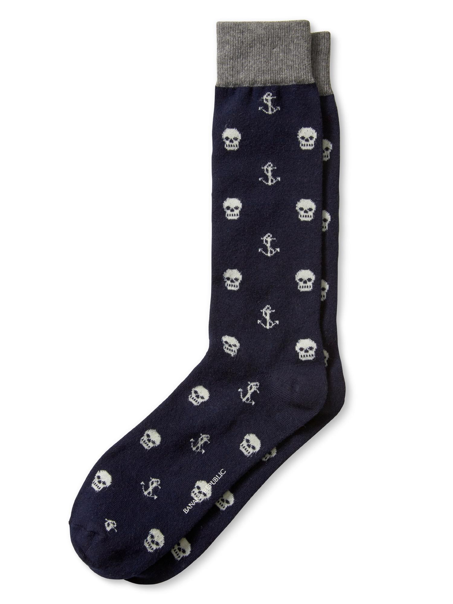 Anchor Skull Sock | Banana Republic