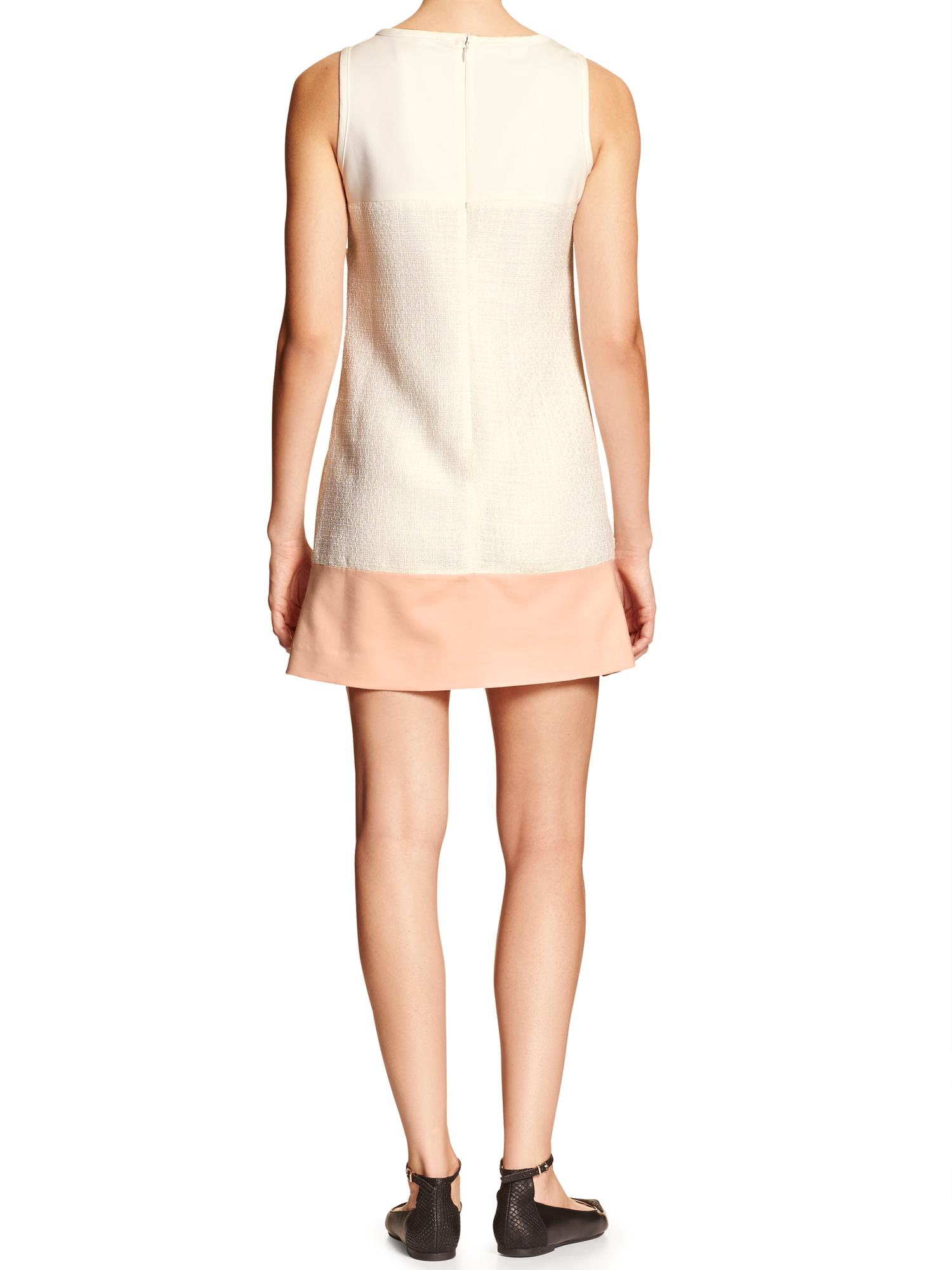 Factory Sleeveless Colorblock Dress | Banana Republic