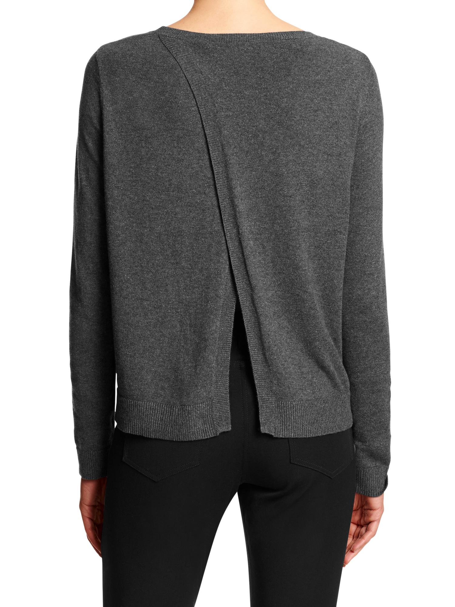 Factory Overlap Sweater | Banana Republic