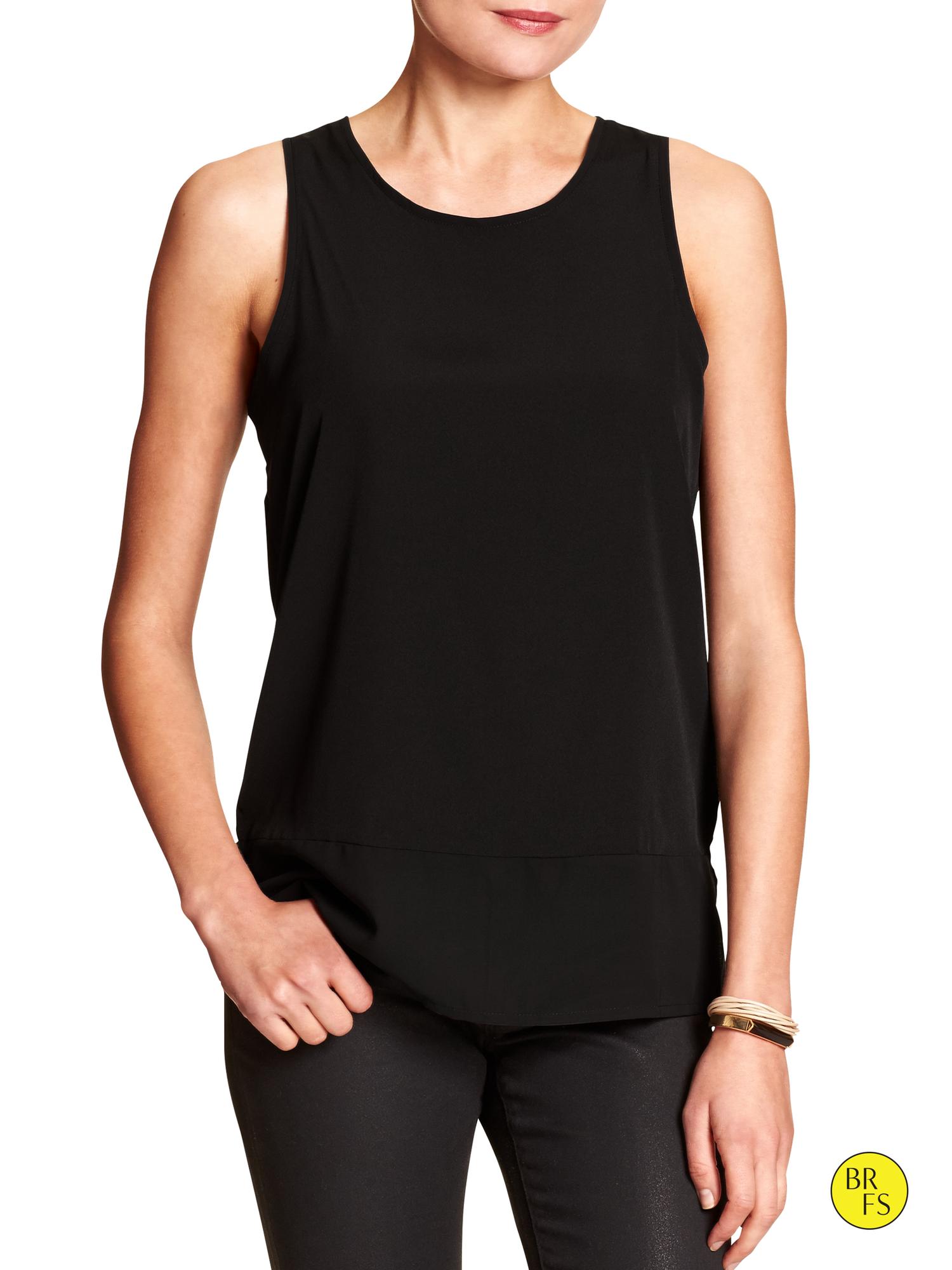 Factory Sheer-Hem Tank | Banana Republic