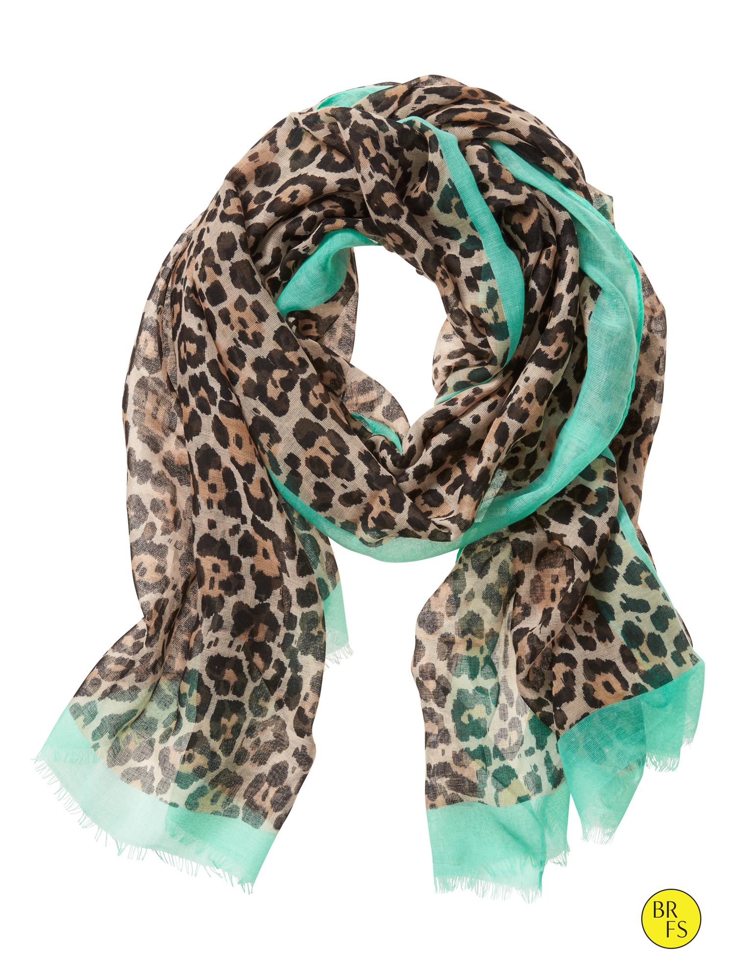 Factory Cheetah Print Scarf | Banana Republic