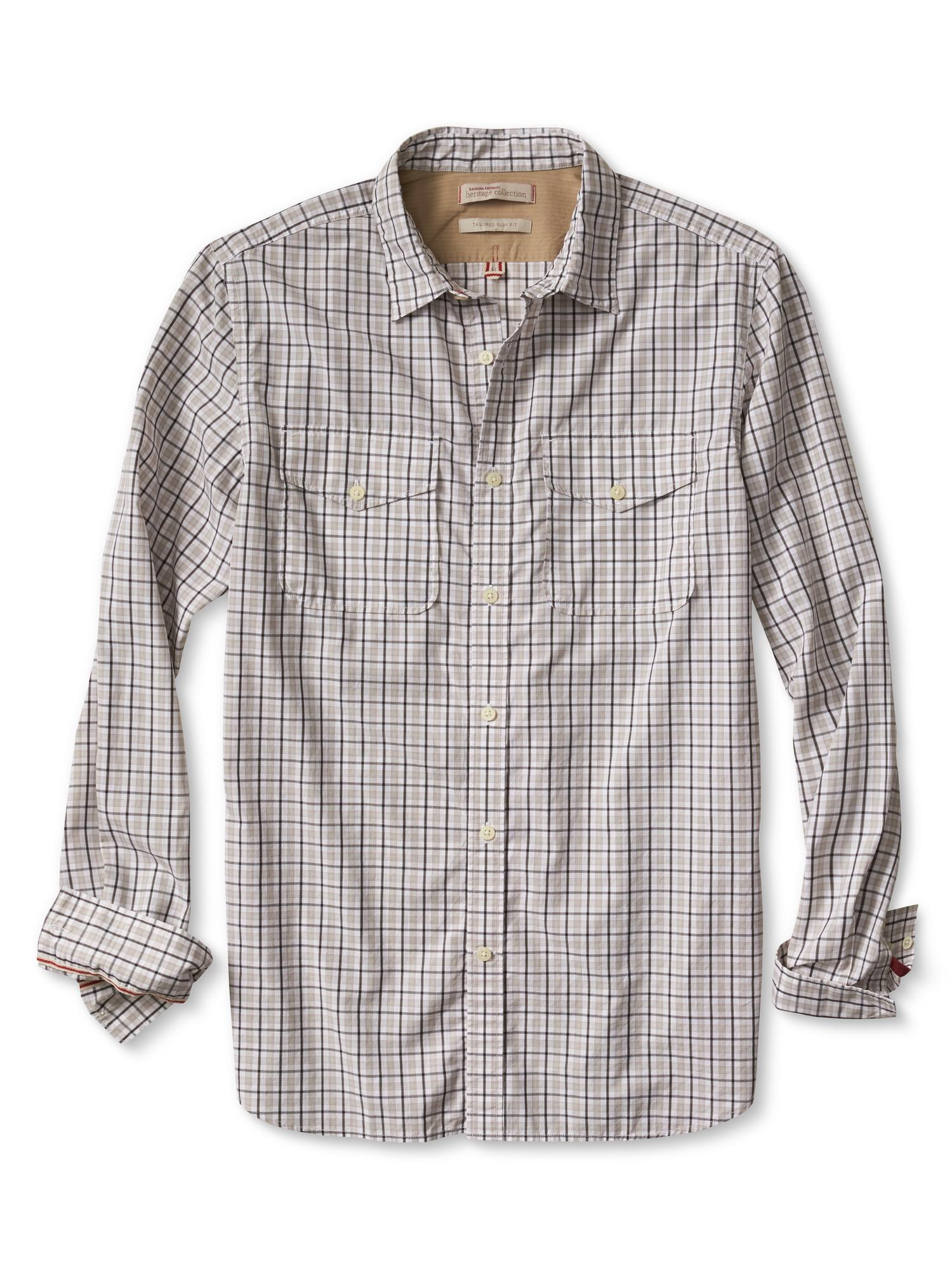 Heritage Check Utility Shirt | Banana Republic