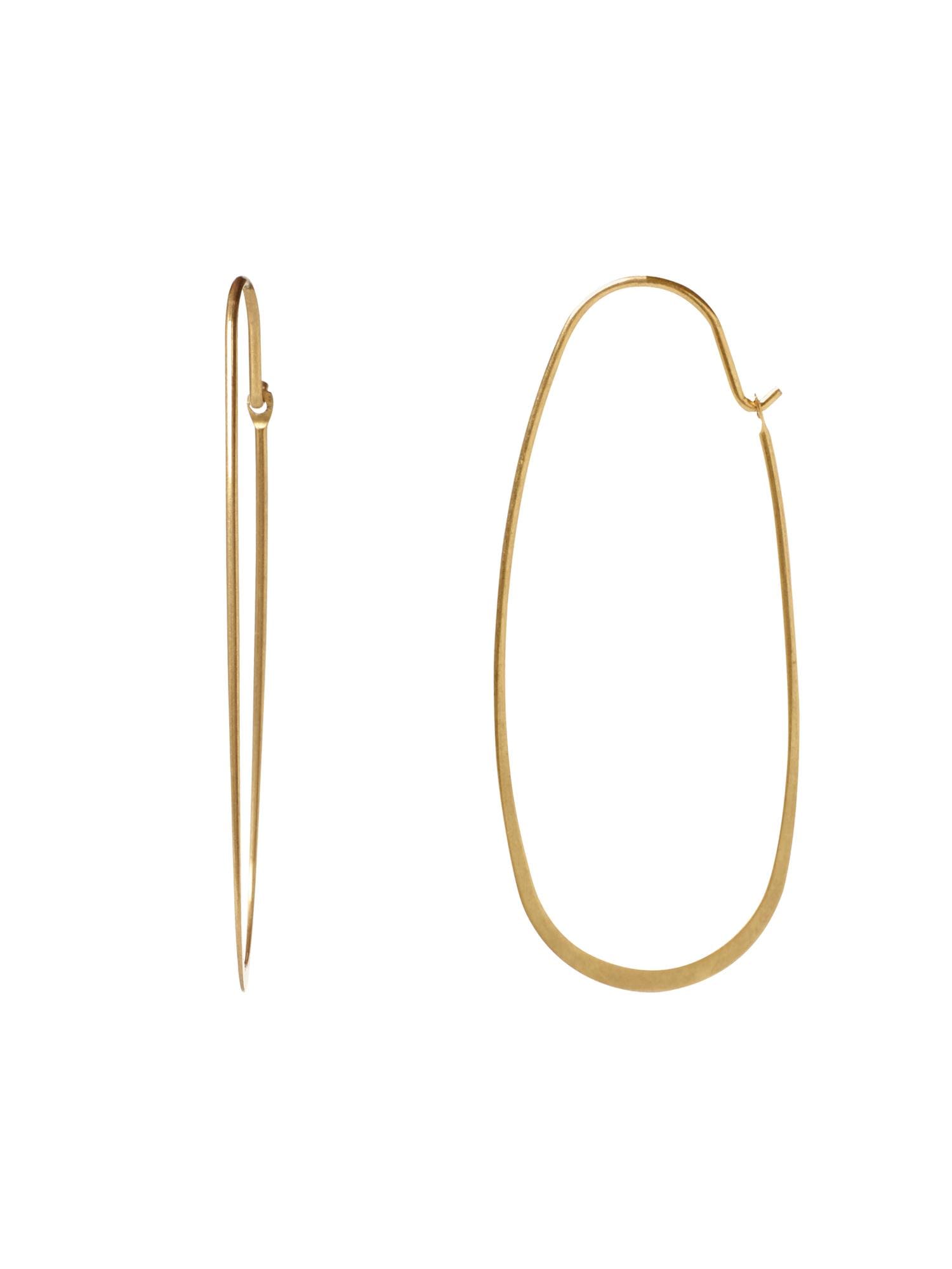 Large Wire Hoop Earring | Banana Republic