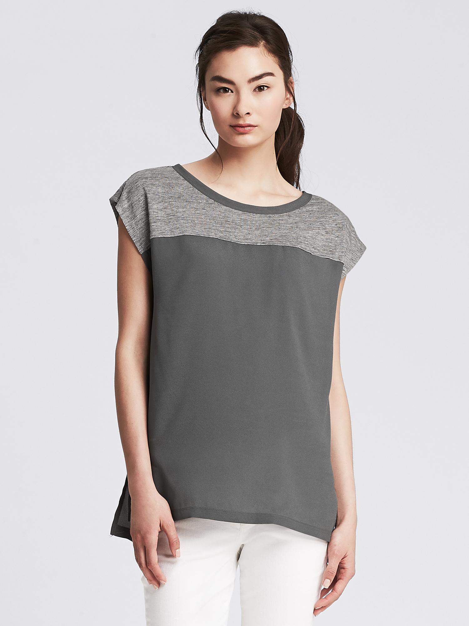 Linen Dolman Top | Banana Republic